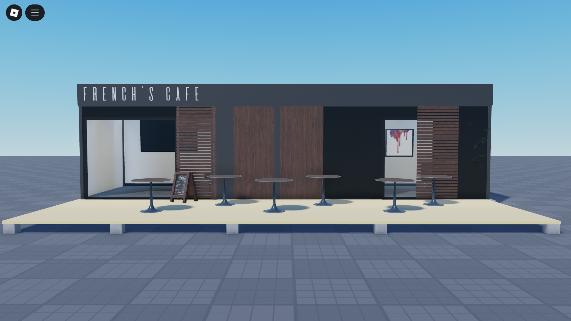 Container Café – Roblox Modern Hangout Spot