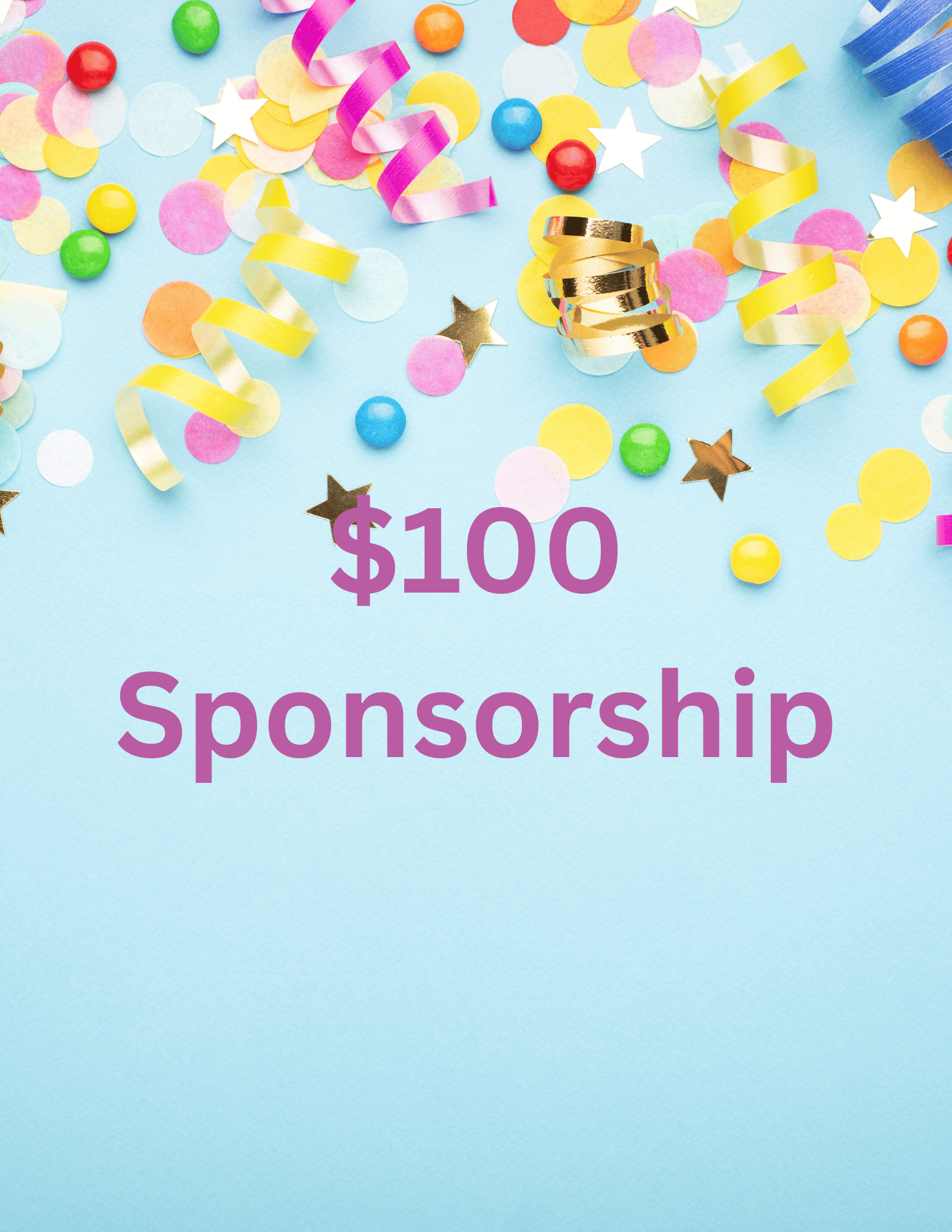 $100 Sponsorship - Payhip