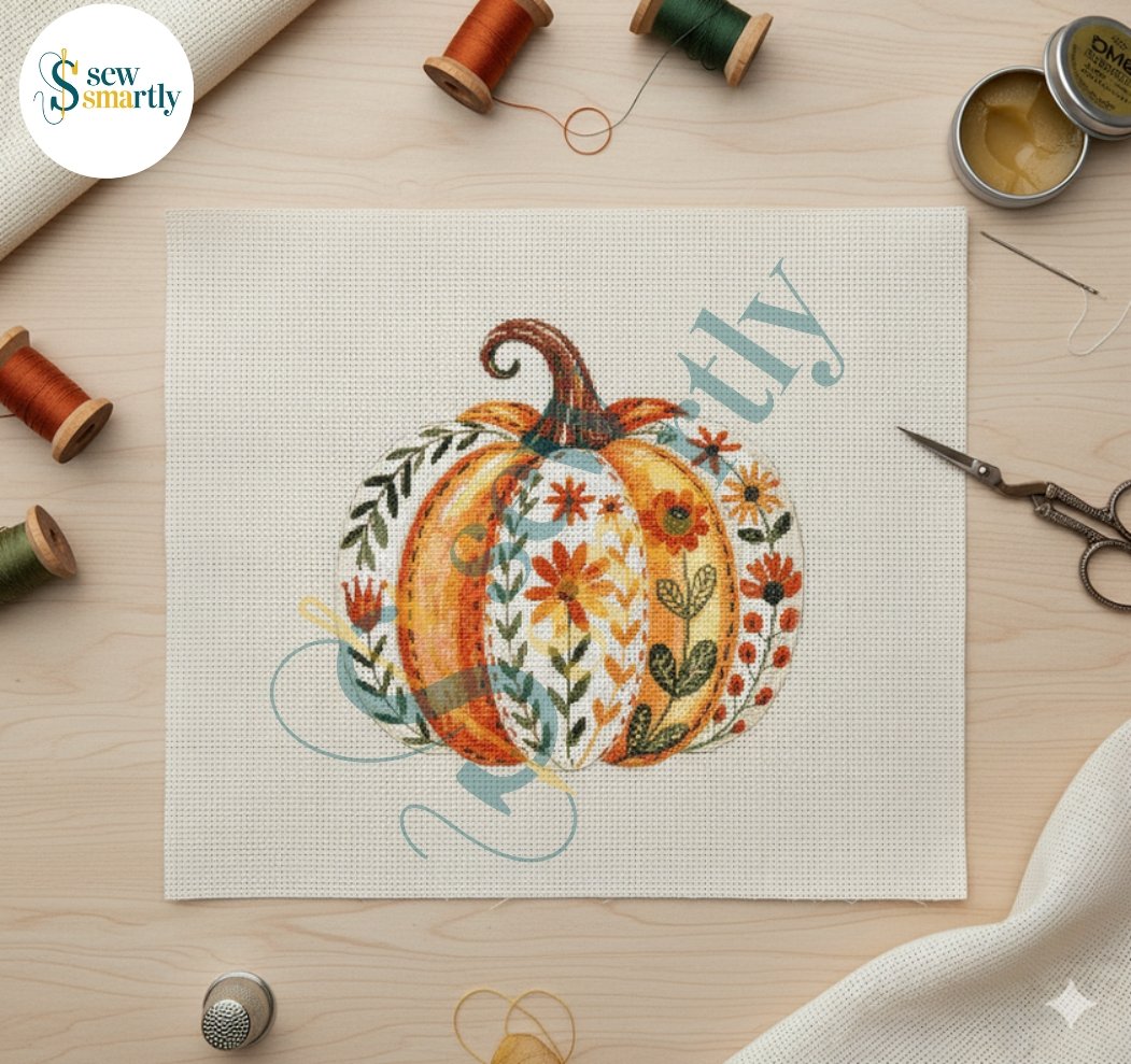 Pumpkin Fall Cross Stitch Pattern PDF File - Payhip