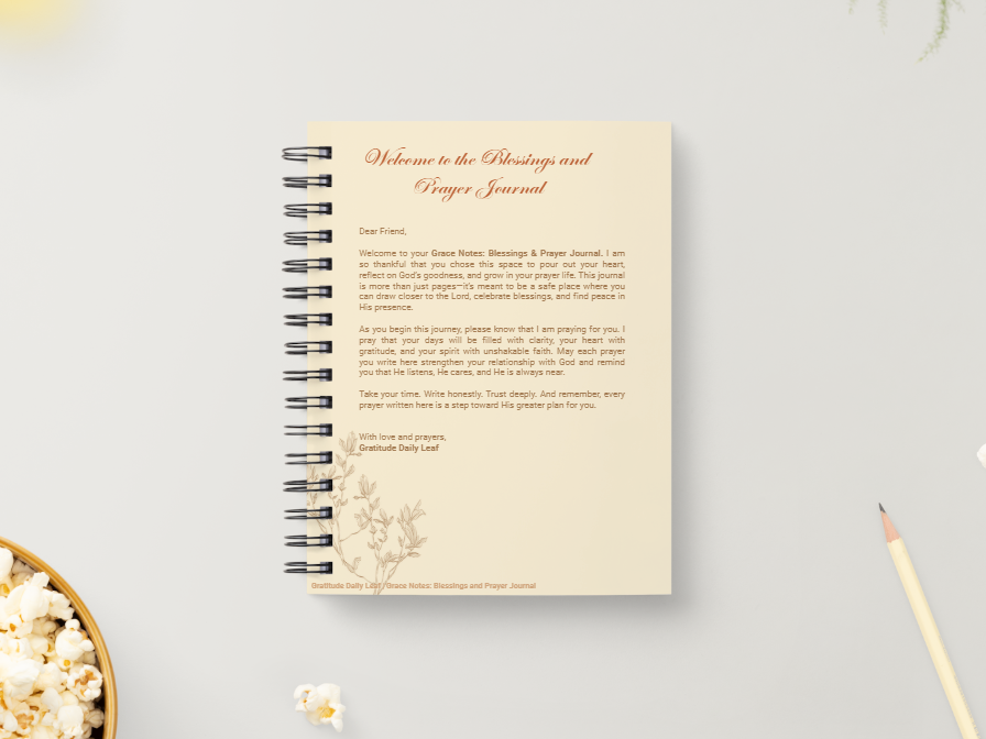 Grace Notes: Blessings and Prayer Journal - Payhip