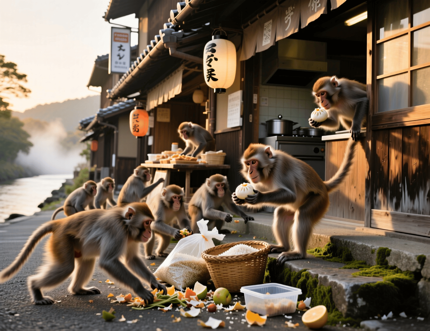 湯河原町 Monkeys Run Wild, Causing Damage and Injury