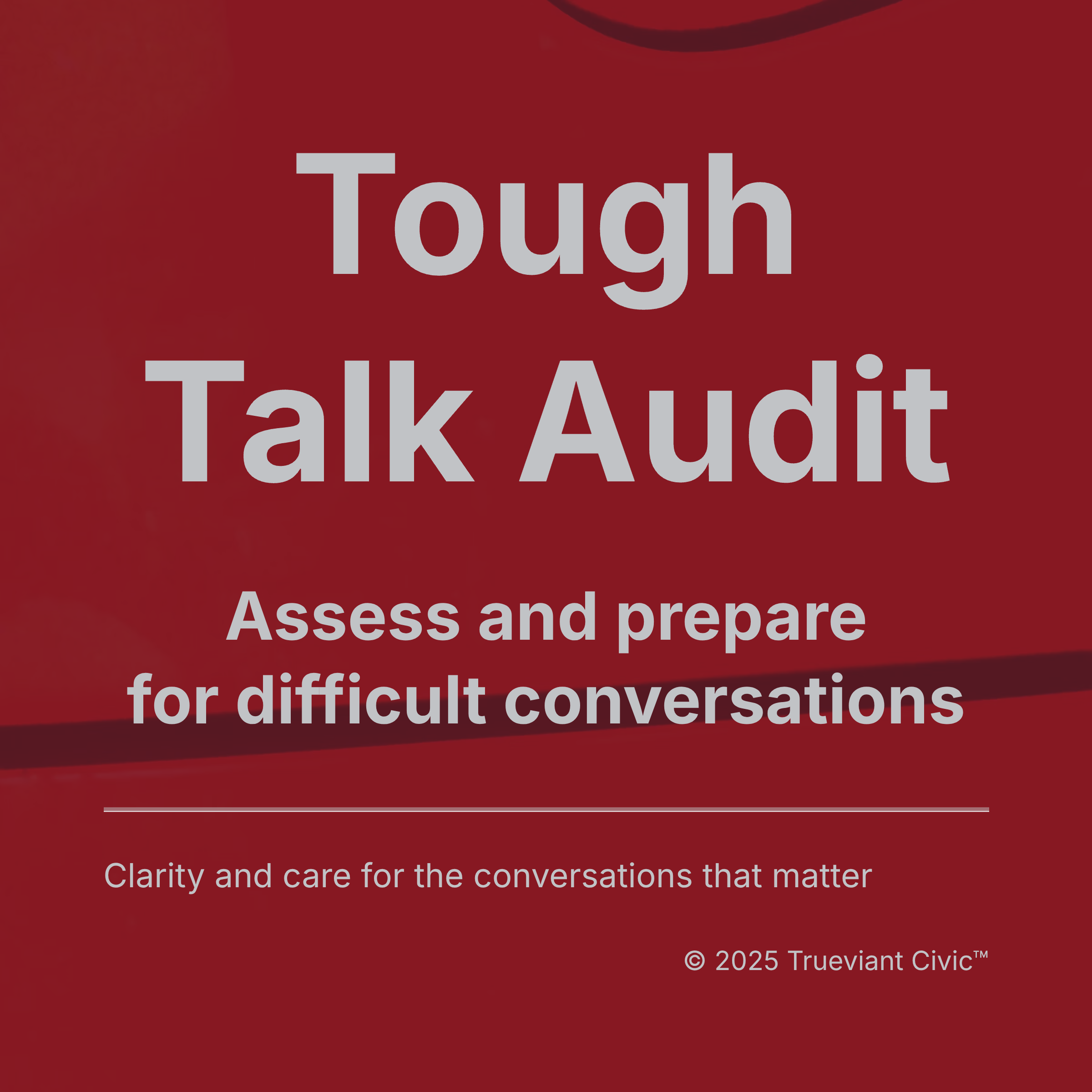 Tough Talk Audit (Unlimited) - Payhip