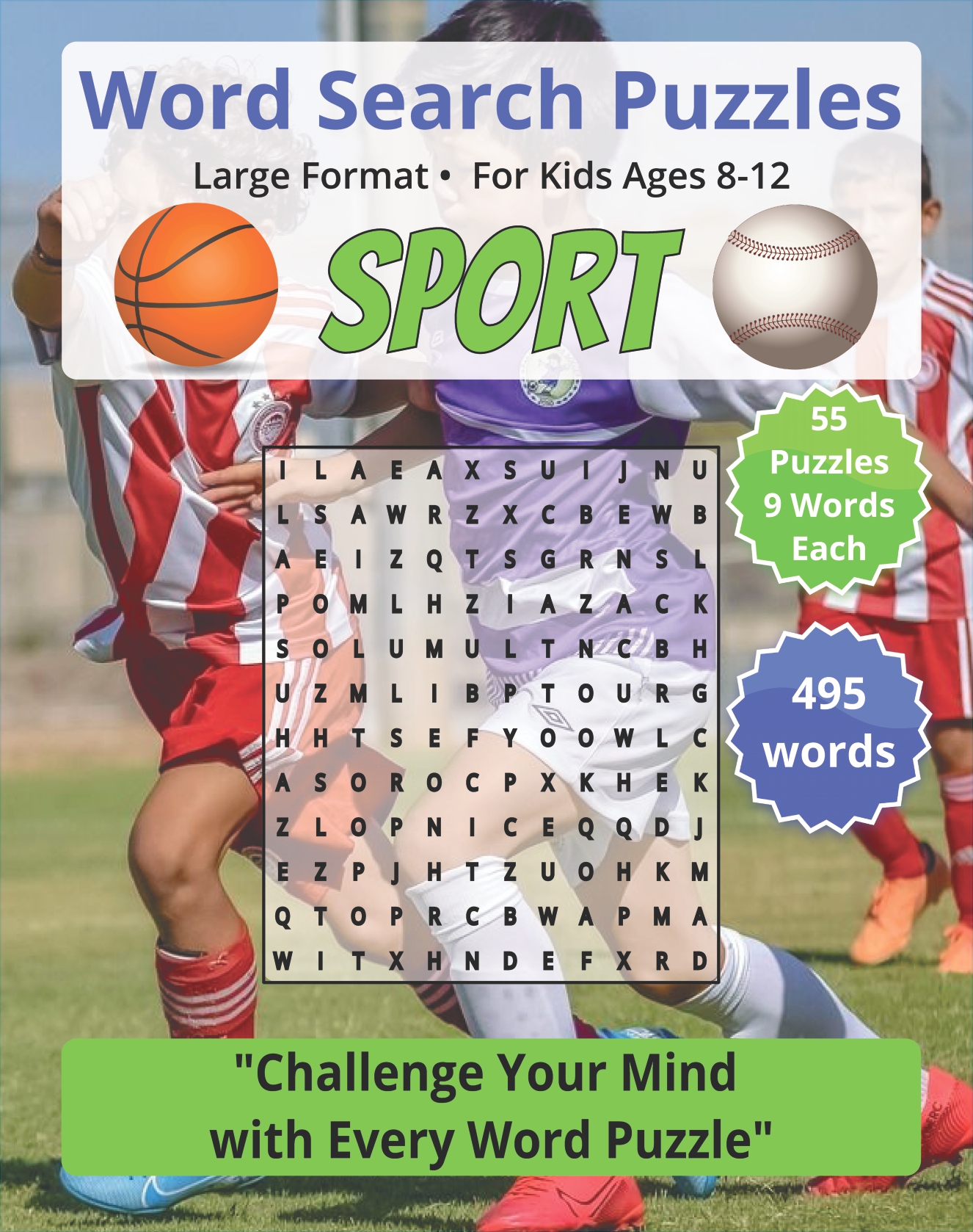 Sport: Word Search Puzzle for Kids Ages 8-12- Printable Activity PDF ...
