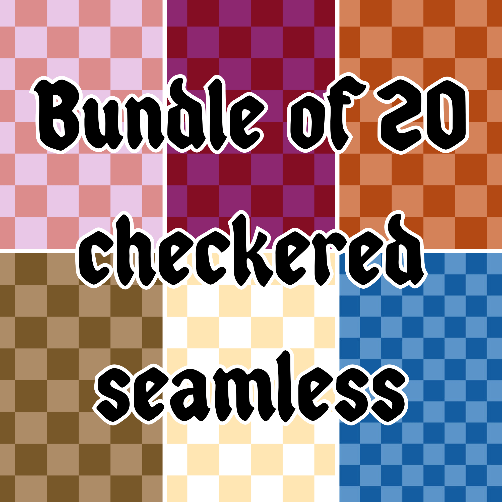 20 Bundle Checkered Seamless - Payhip