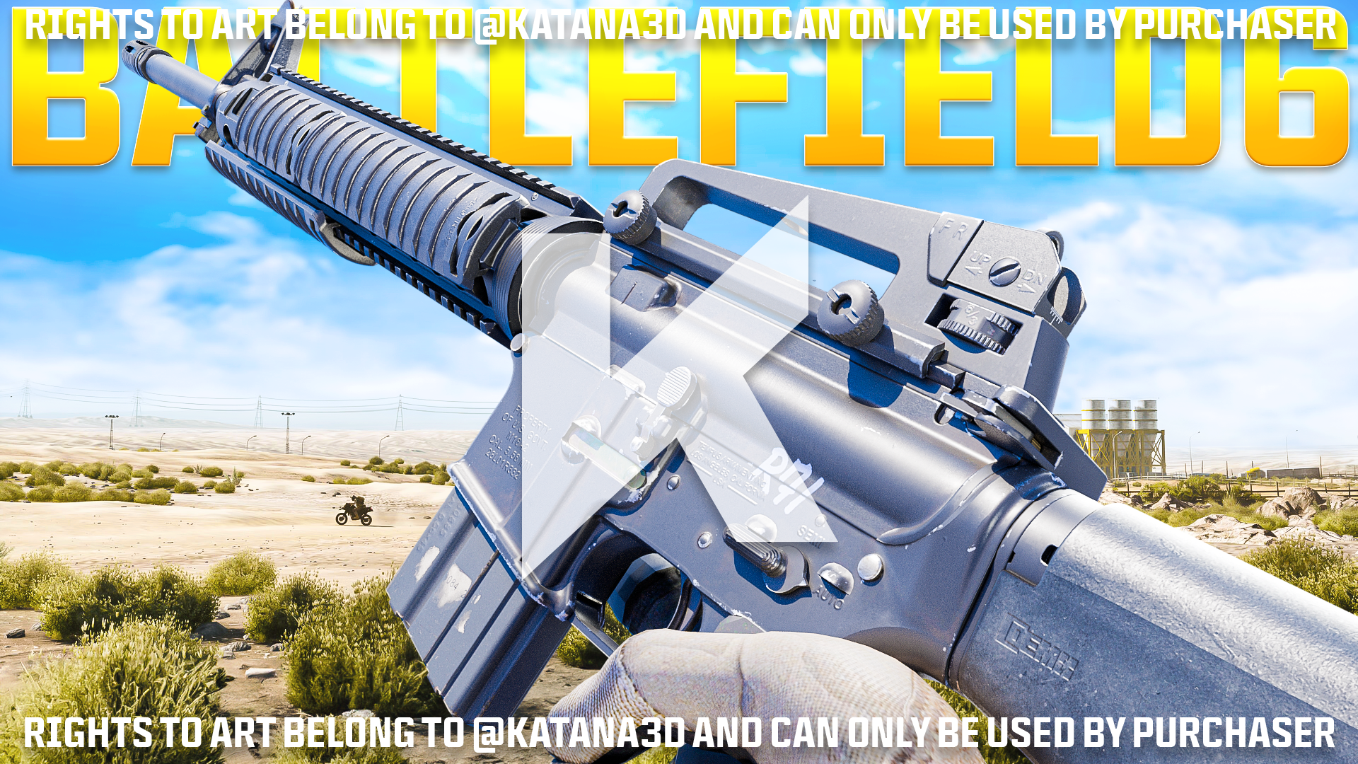 Battlefield Thumbnail - M4 (Text NO Text) - Payhip