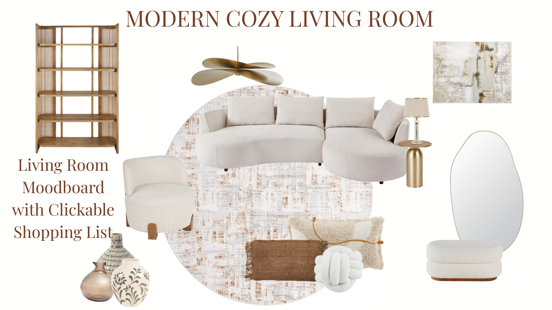 Digital Shopping List - PDF Moodboard mit Links - Payhip