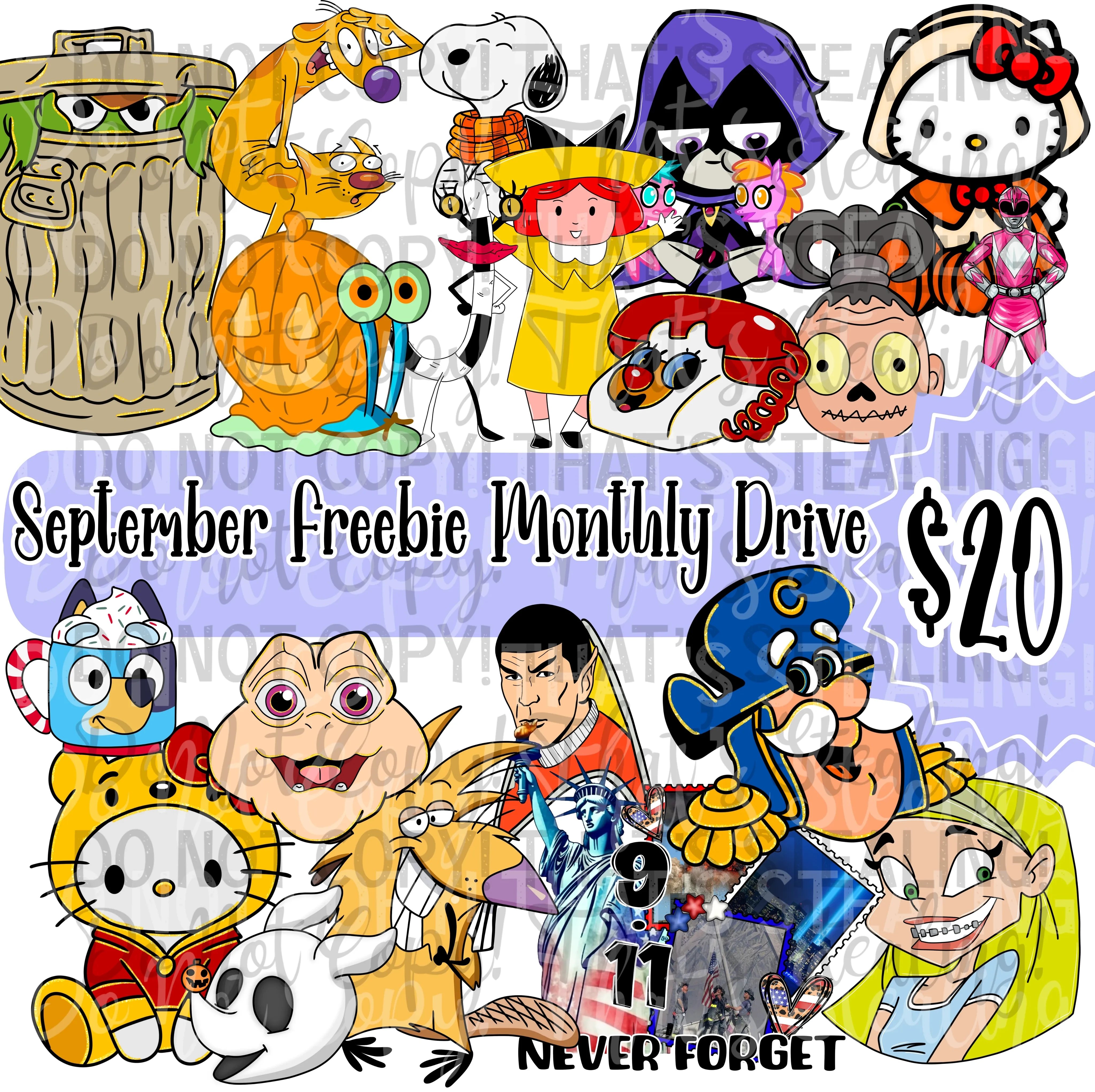 Septemeber 2025 Freebie Monthly Drive - Payhip