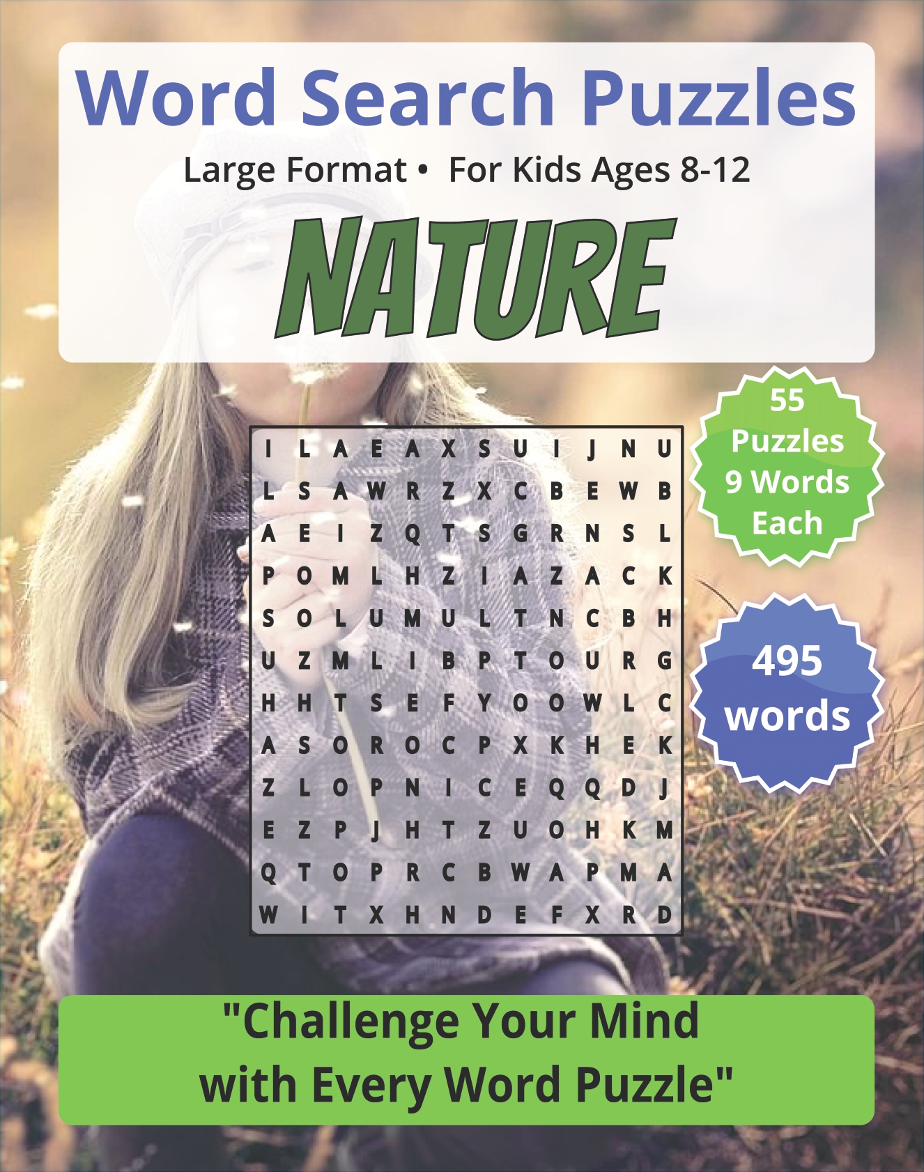 Nature: Word Search Puzzle for Kids Ages 8-12- Printable Activity PDF ...