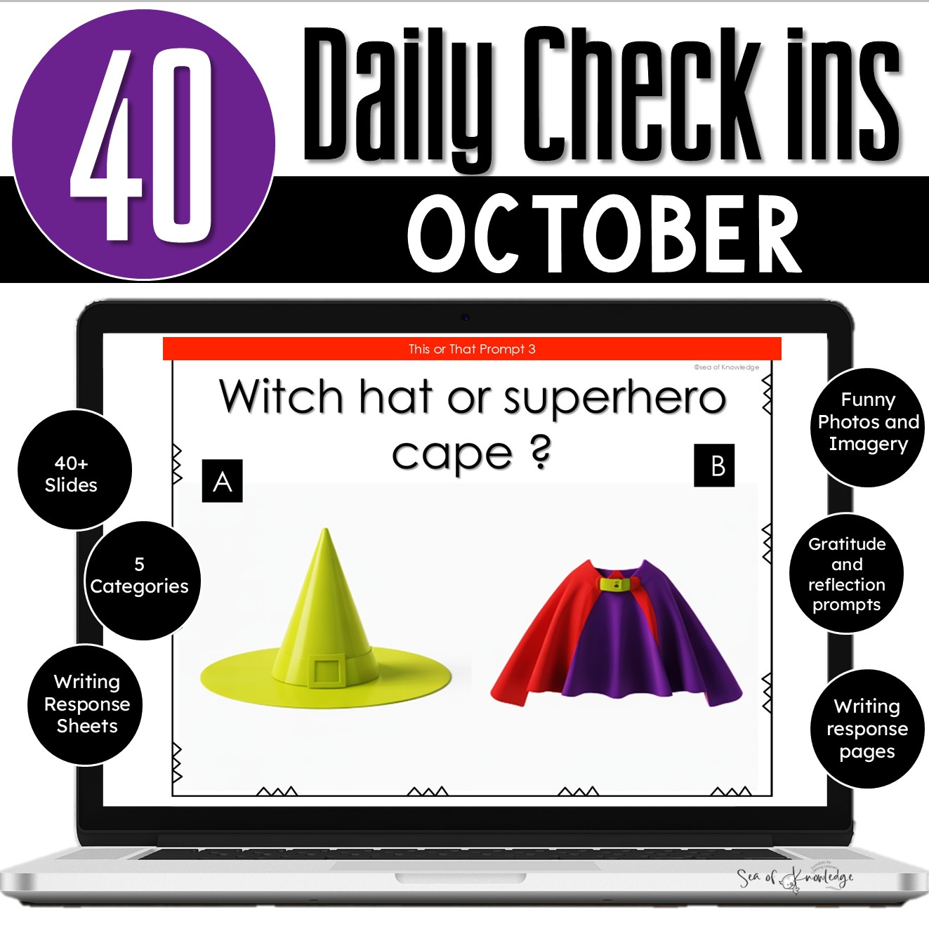 October Daily Check-Ins | Morning Meeting Slides | ESL Support, Writing ...