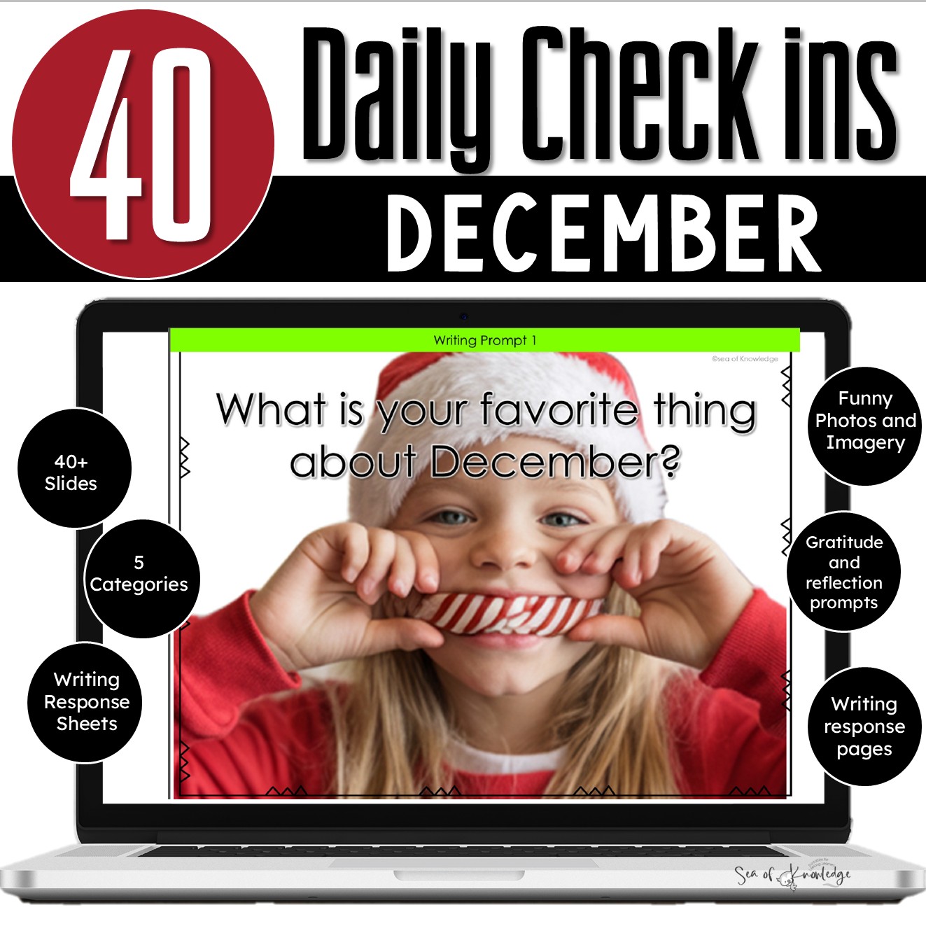 December Daily Check-Ins | Meeting Christmas Slides | Winter, Holidays ...