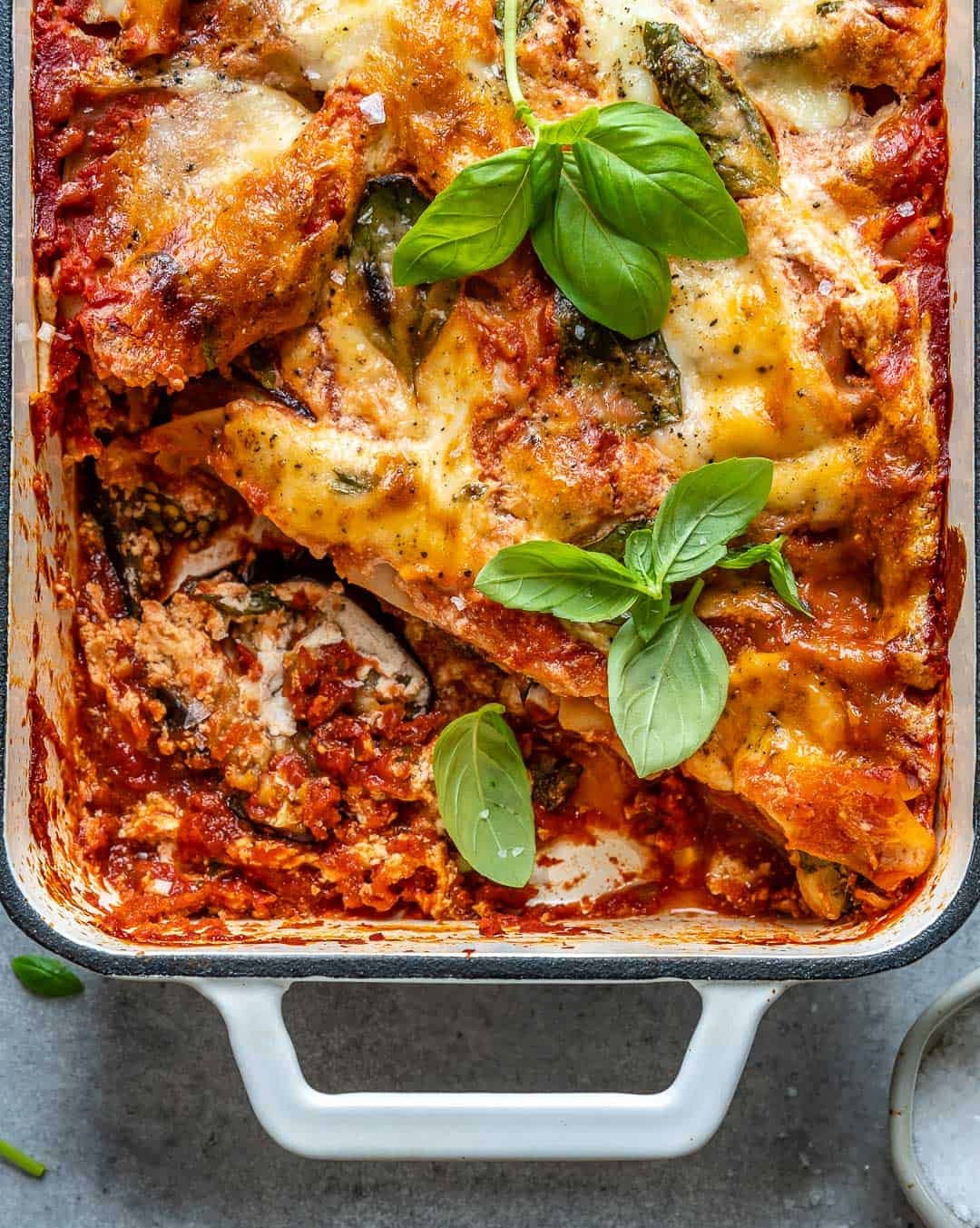 Hearty Eggplant & Beef Lasagna