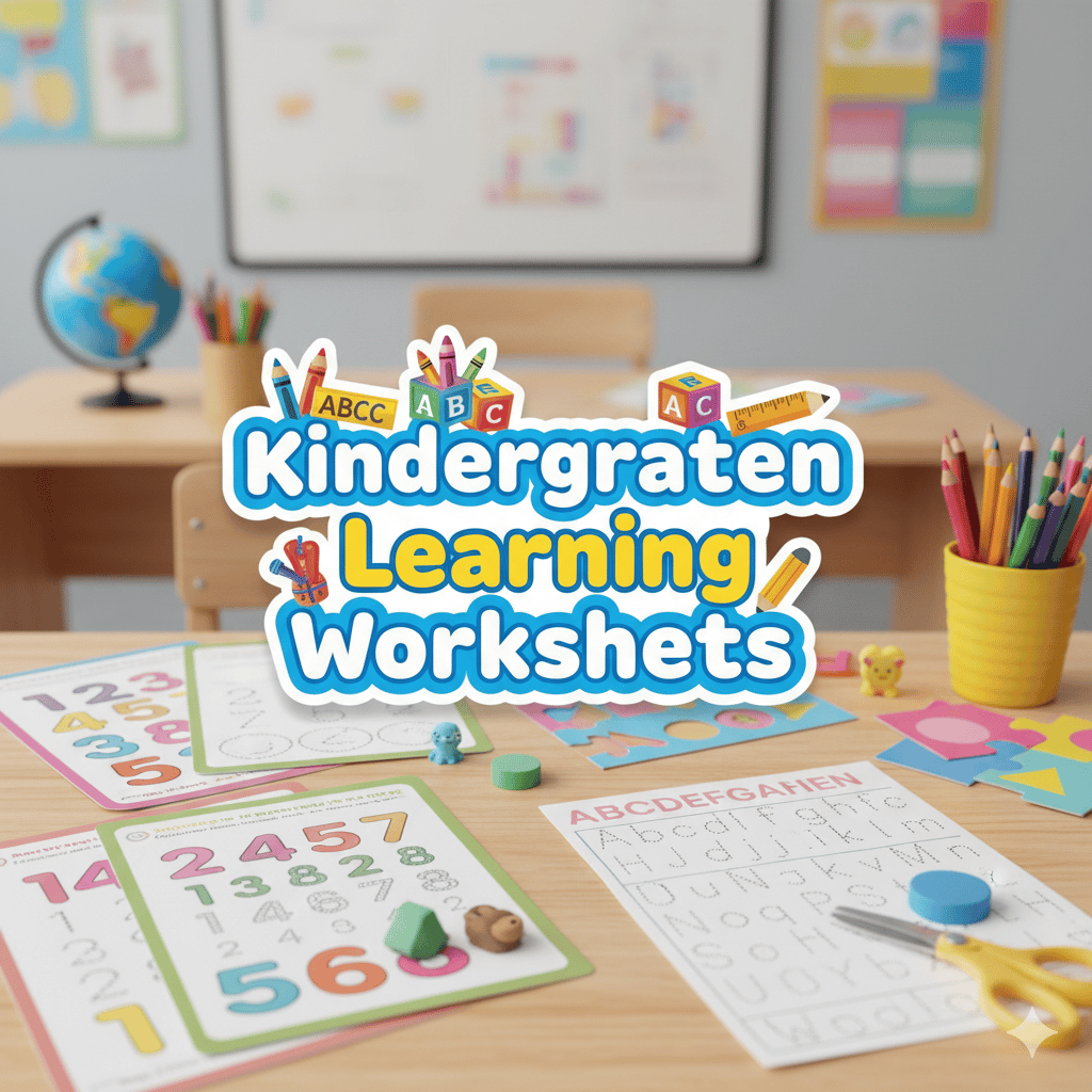 TeacherFabio - Kindergarten Learning Worksheets - Payhip