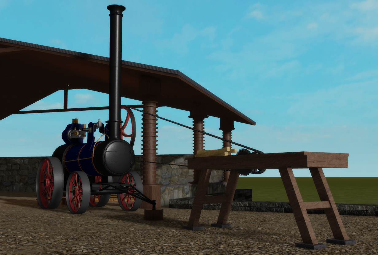 Portable steam engine with a saw! - Payhip