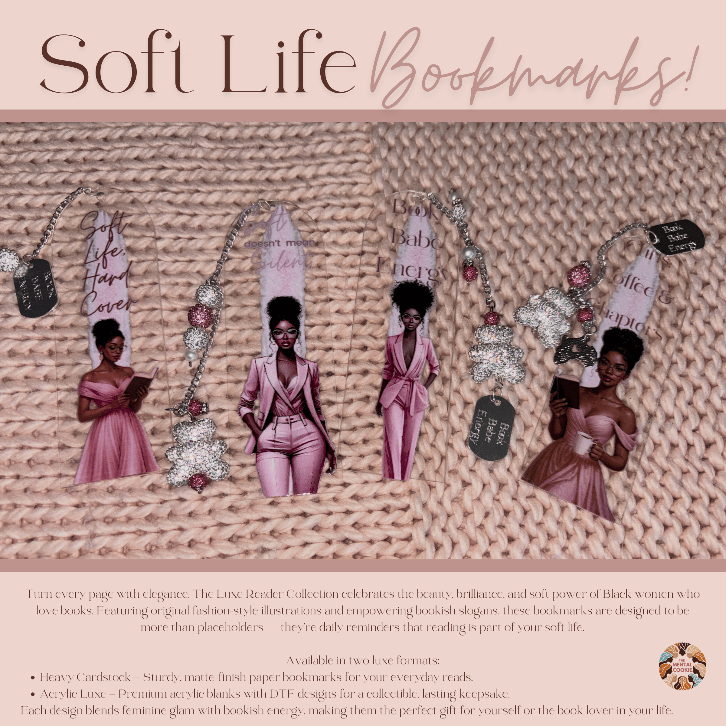 Soft Life Bookmarks: Luxe Reader Collection (Acrylic Edition) - Payhip