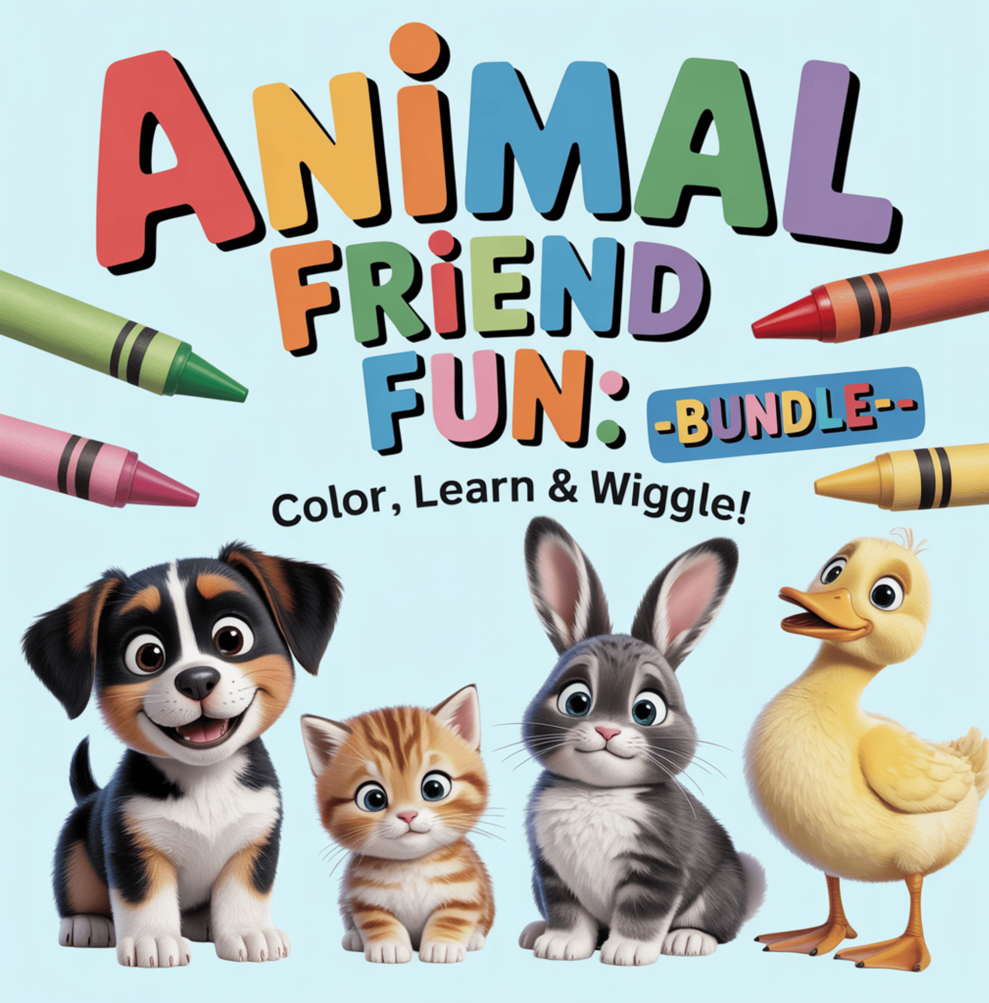 Animal Wiggle: COLOR Learn Quest Fun!-BUNDLE- - Payhip