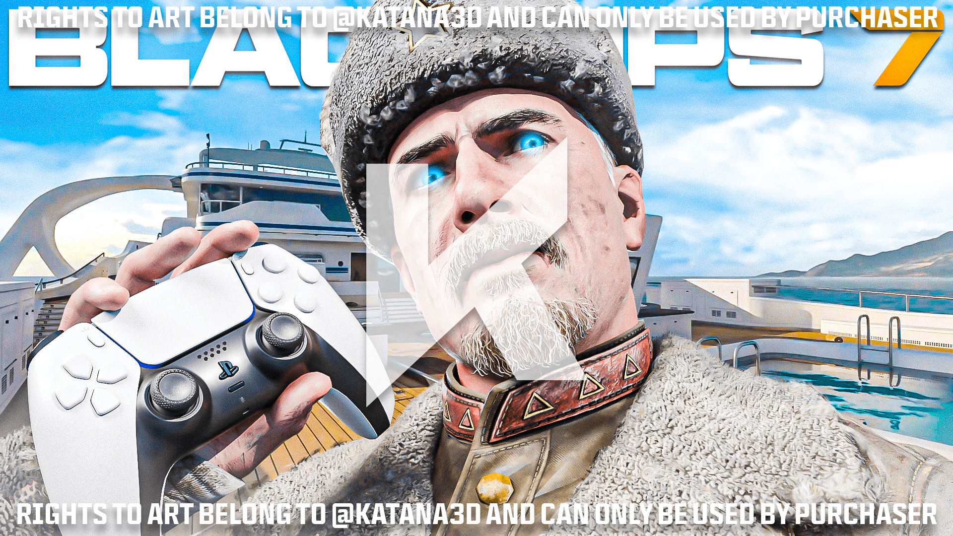COD/BO7 Thumbnail - Reznov PS5 Controller (Text NO Text) - Payhip