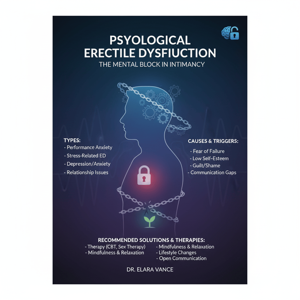 "Psychological Erectile Dysfunction: The Mental Block in Intimacy. Types of Psychological ...