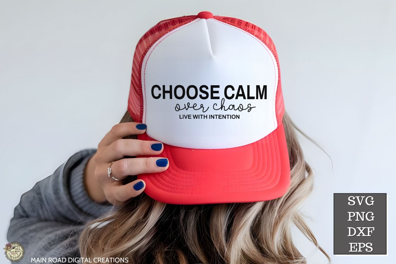 Choose Calm Over Chaos -Live with Intention SVG - Payhip