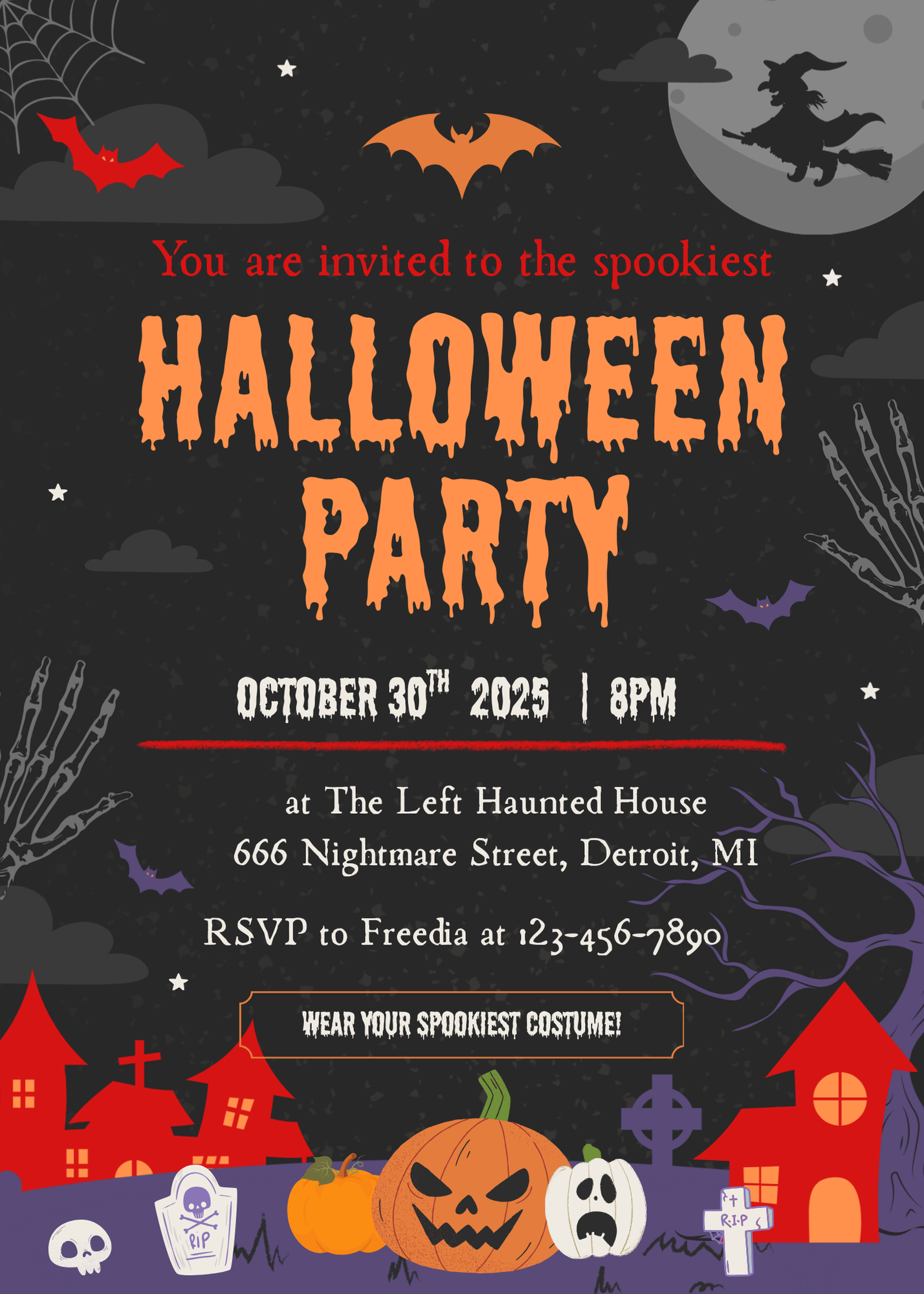 Halloween invitation - Payhip