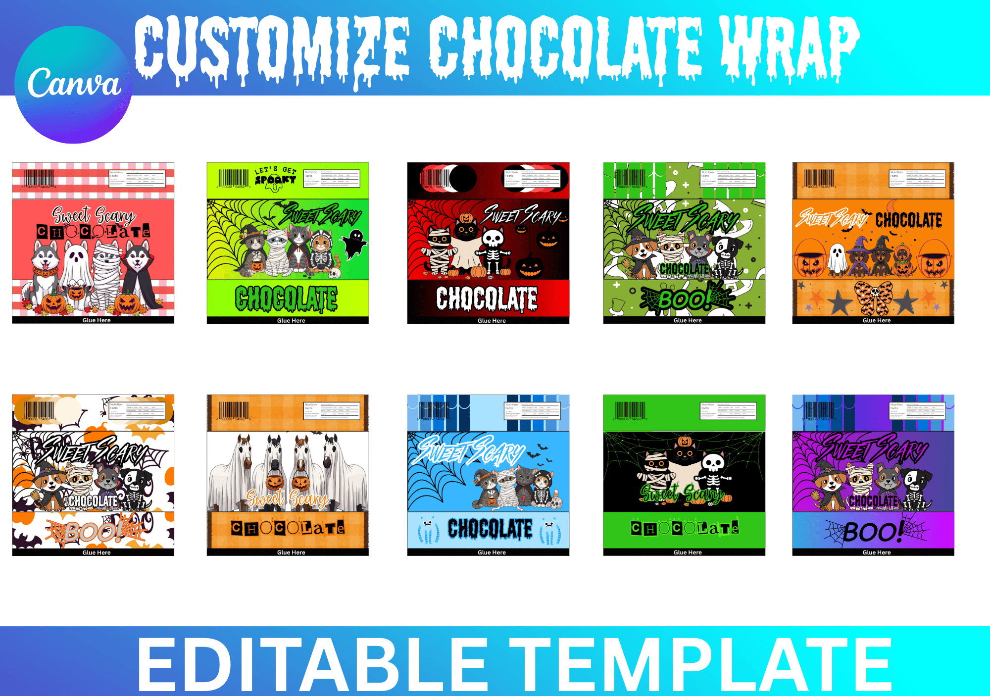CUSTOMIZED CHOCOLATE WRAPPER | EDITABLE | DRAG AND DROP - Payhip