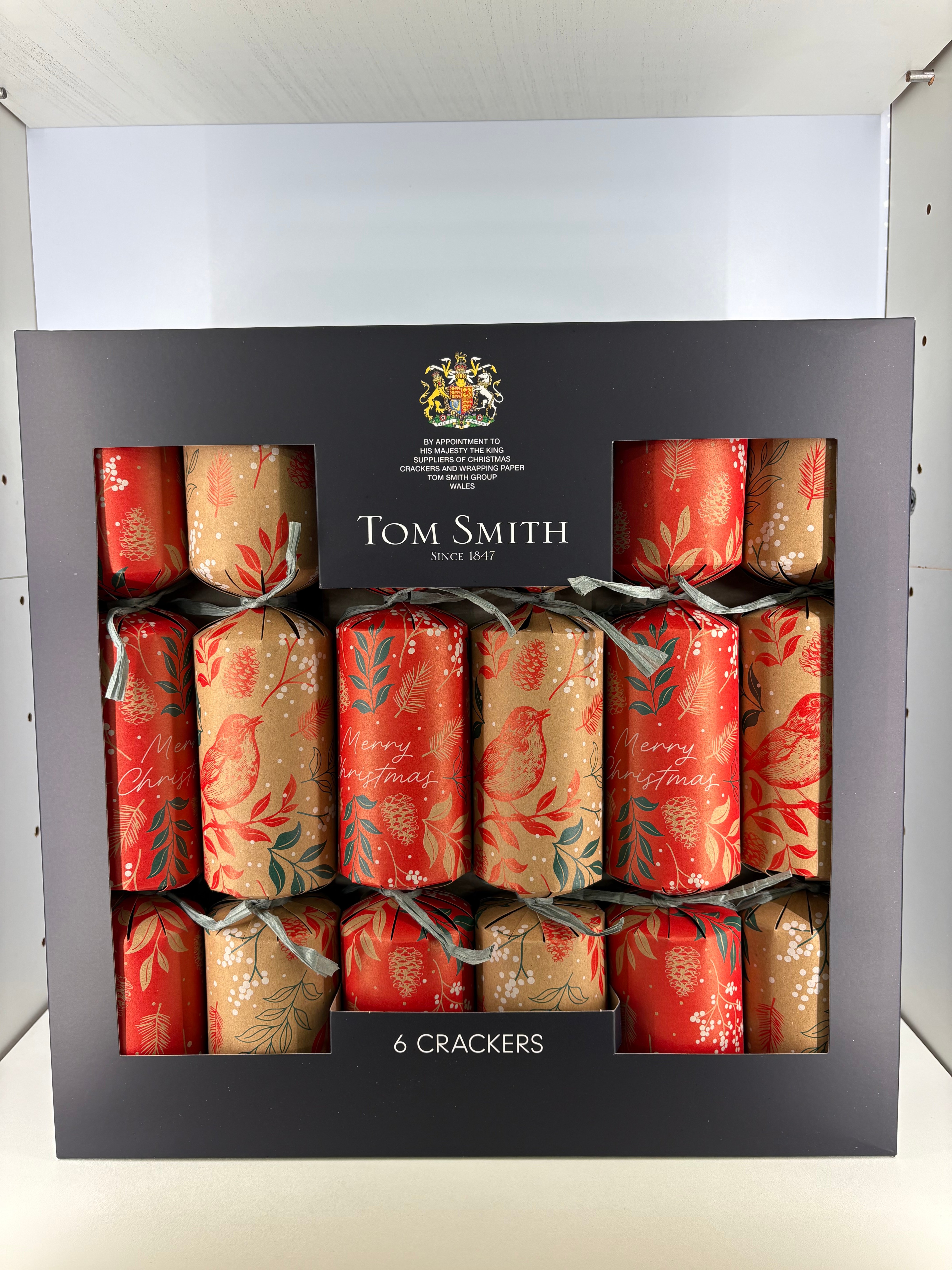 Tom Smith 'Red Robin' Premium Crackers - Payhip