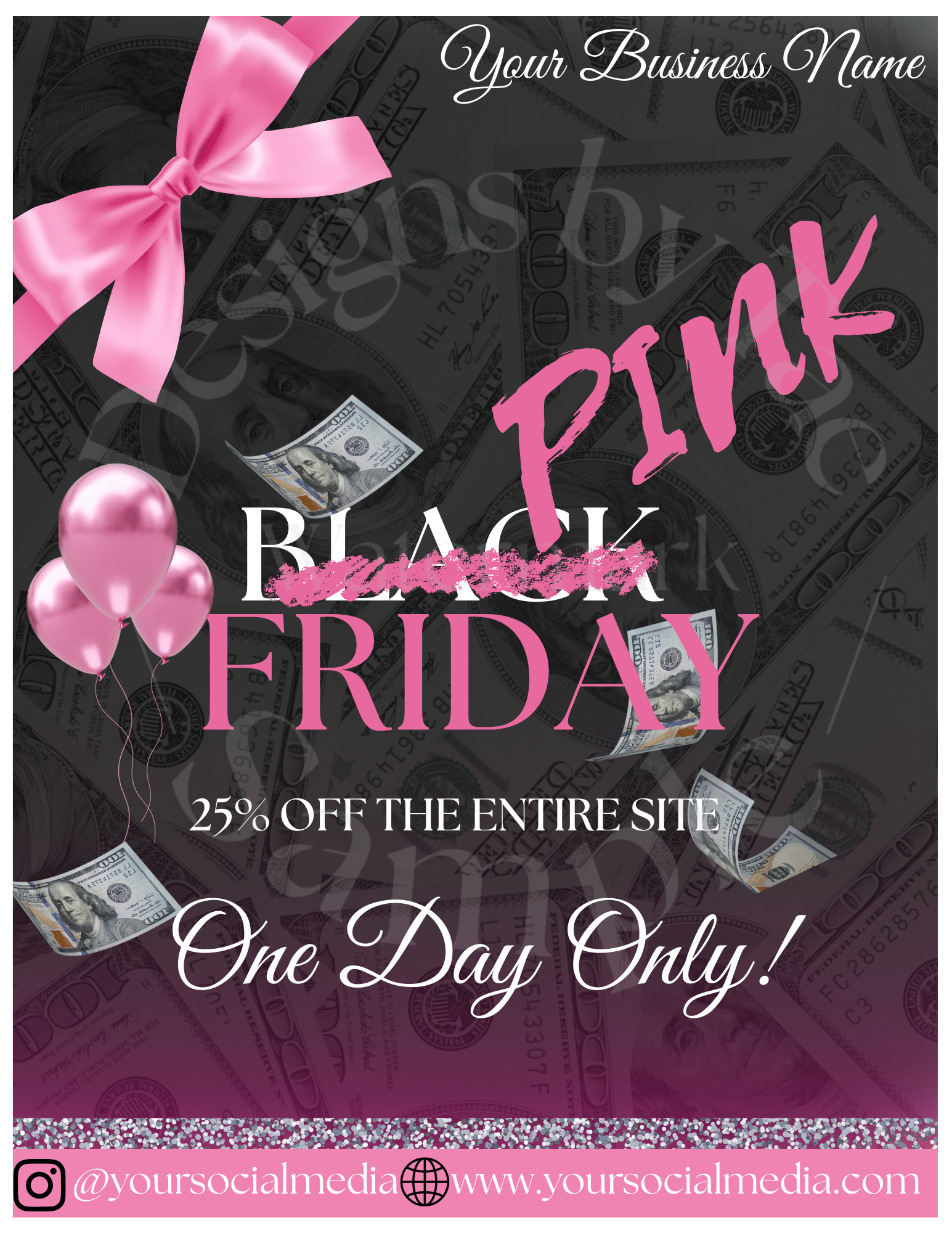 Pink Friday Flyer - Payhip