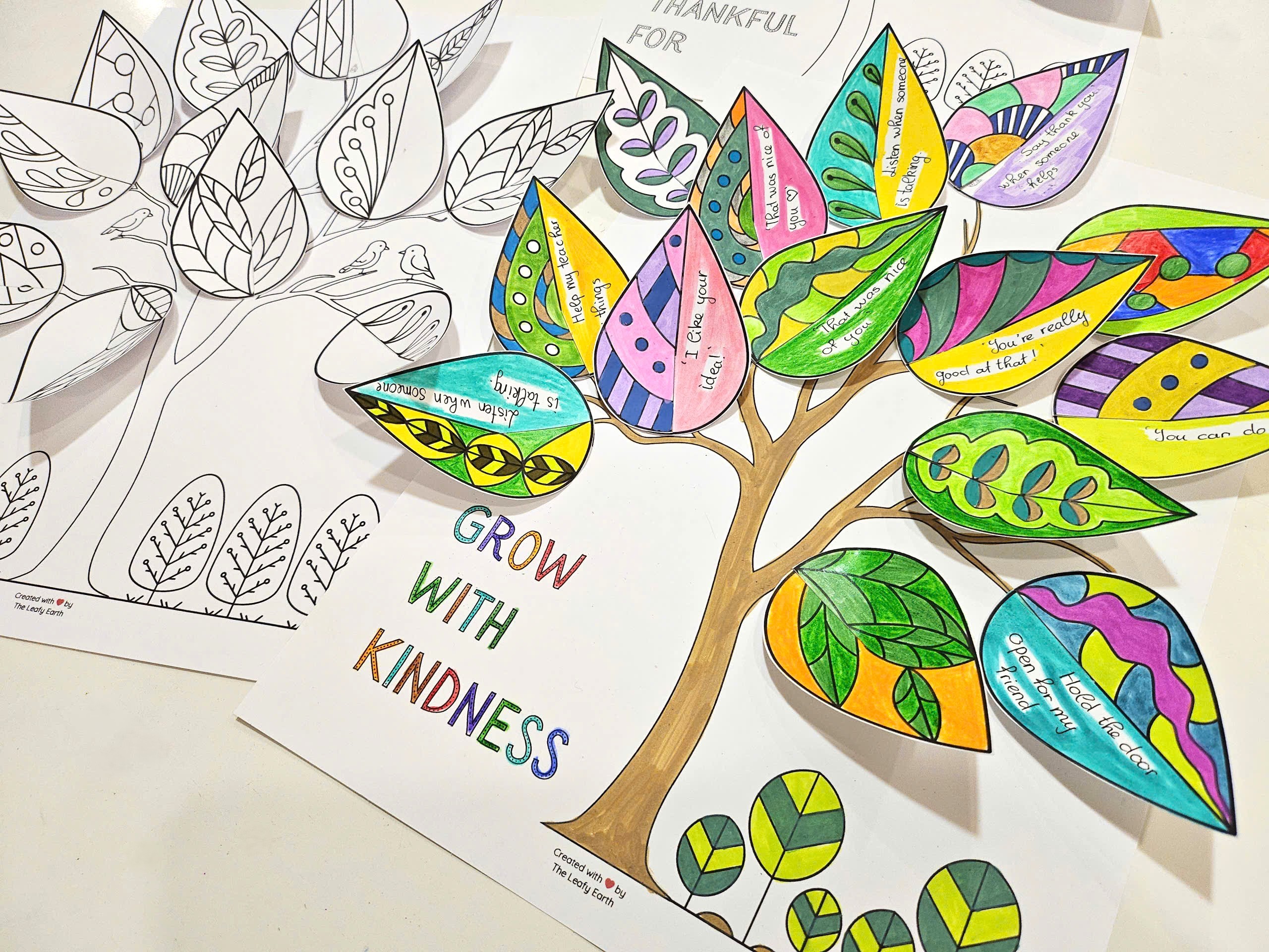 3D Kindness Trees Craft - Payhip