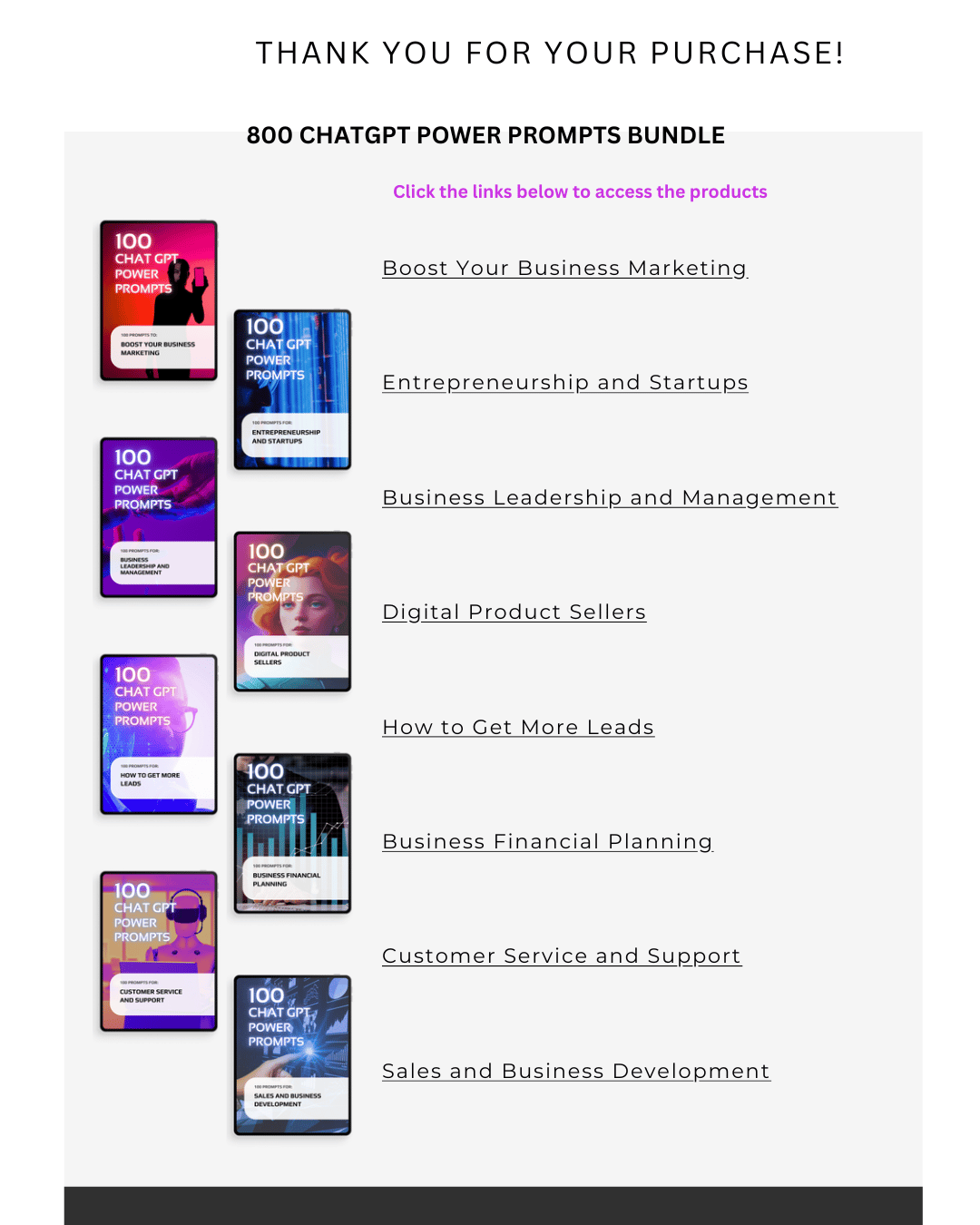 800 ChatGPT Power Prompts Bundle - Payhip