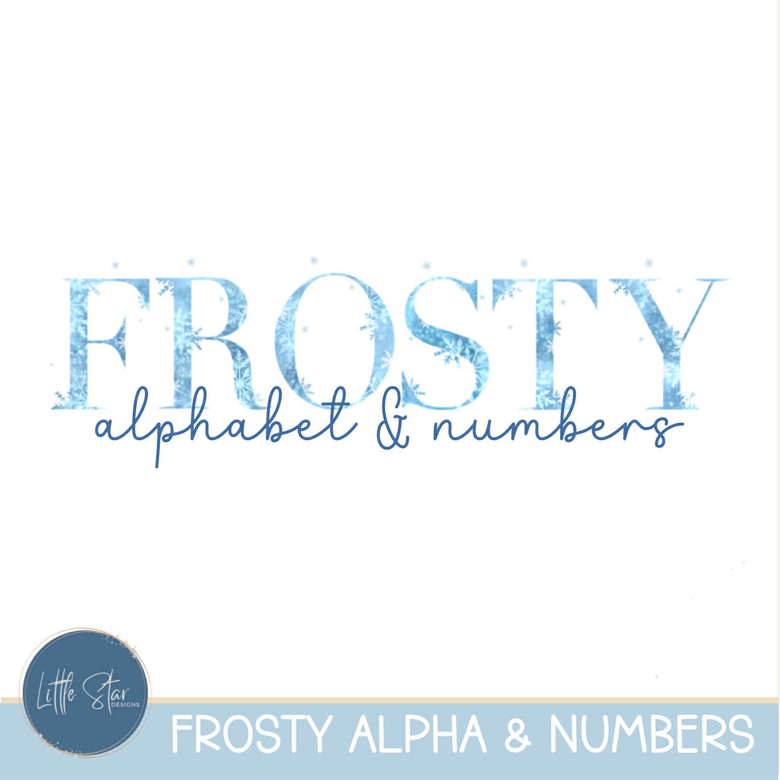 Frosty Alpha & Numbers - Payhip