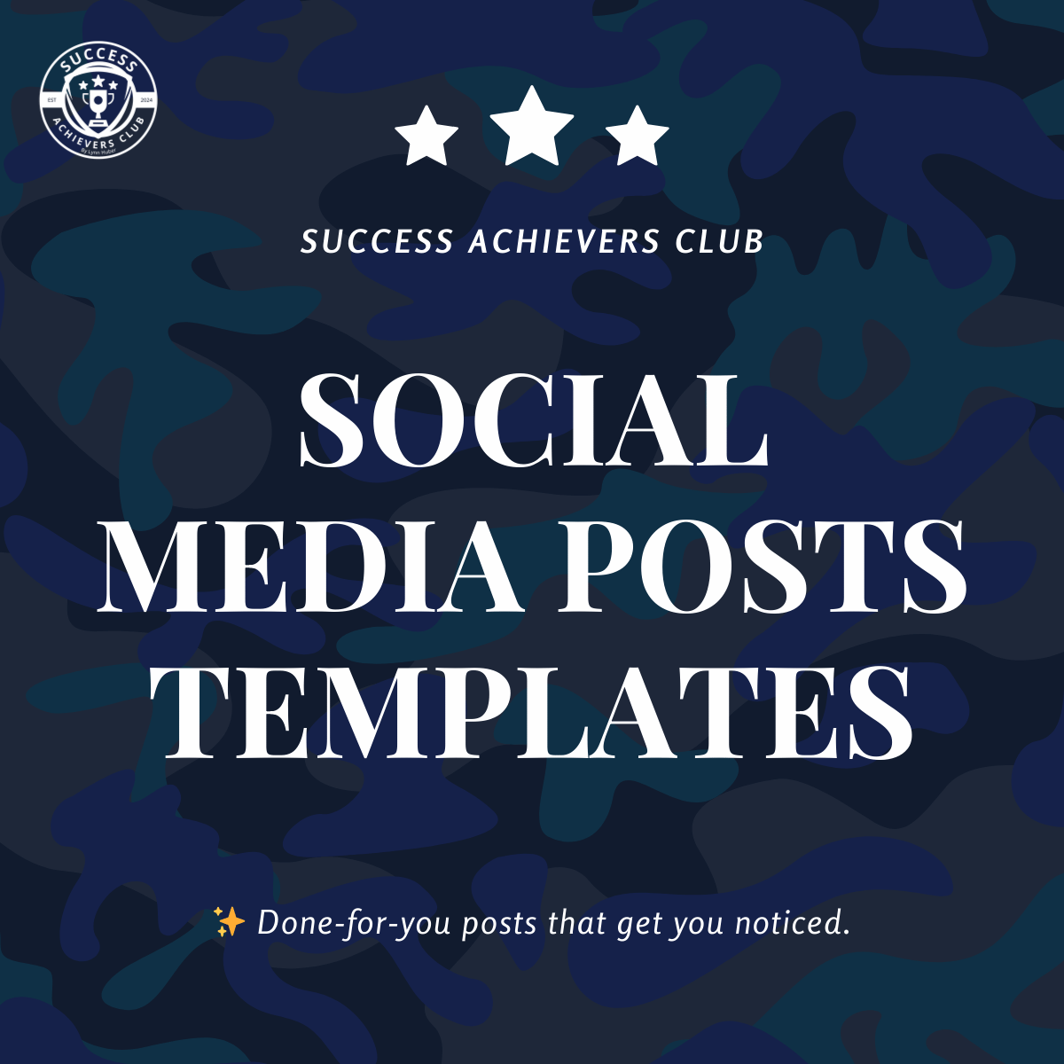 Success Achievers Club - Social Posts Templates - Payhip