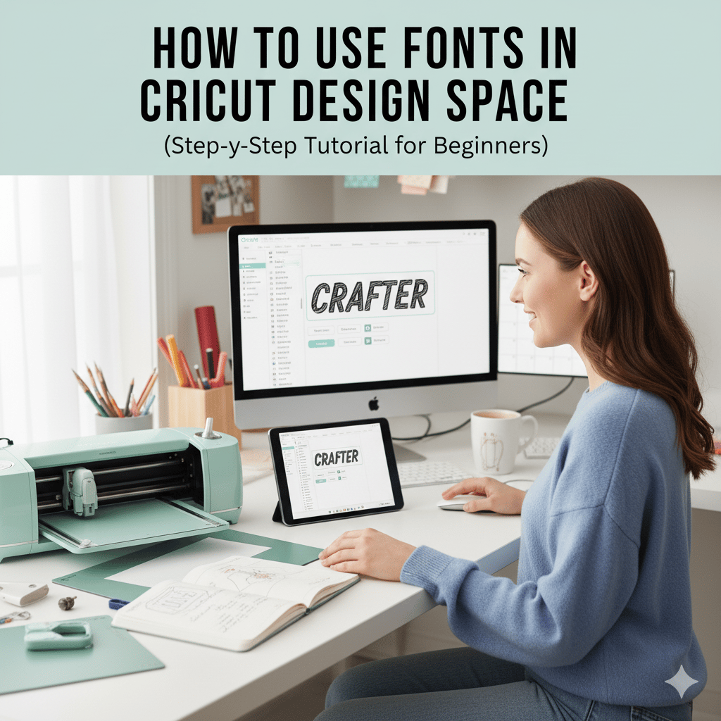 How to Use Fonts in Cricut Design Space (Step-by-Step Tutorial for ...
