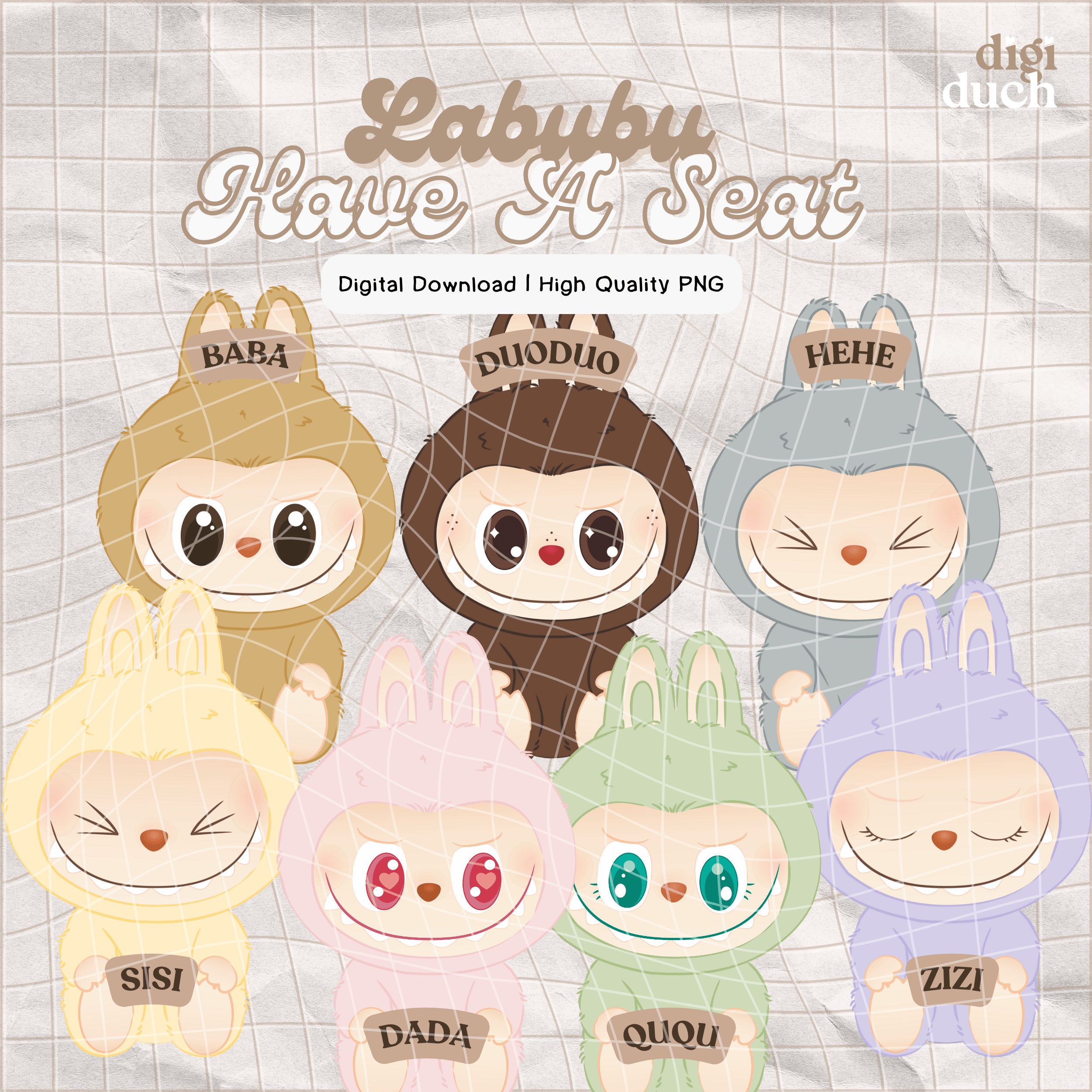 Sweet Labubu PNG, Labubu Valentine PNG, Digital Download, Commercial ...