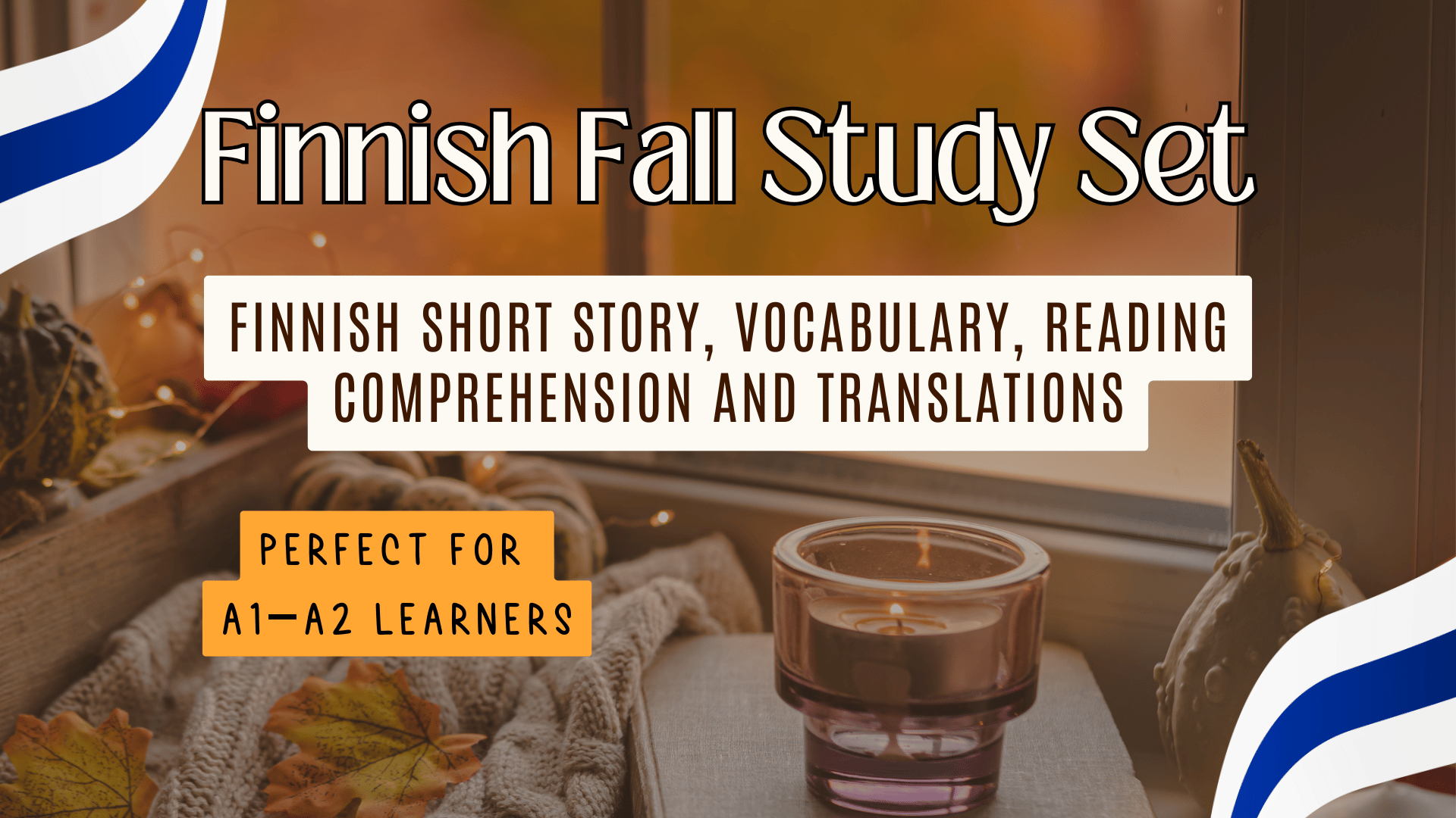 Finnish Fall Study Set: finnish short story, vocabulary, reading ...