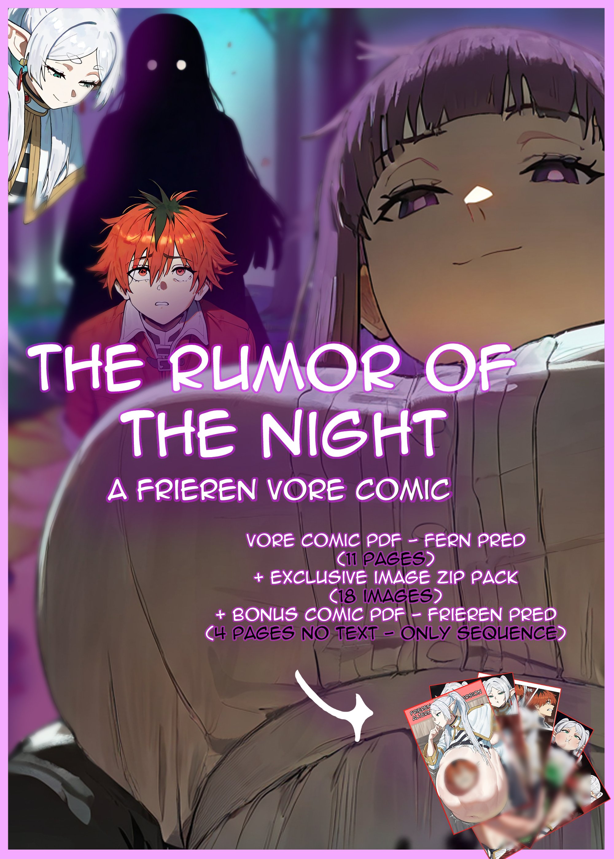 The Rumor of the Night - A Frieren Vore Comic - Payhip