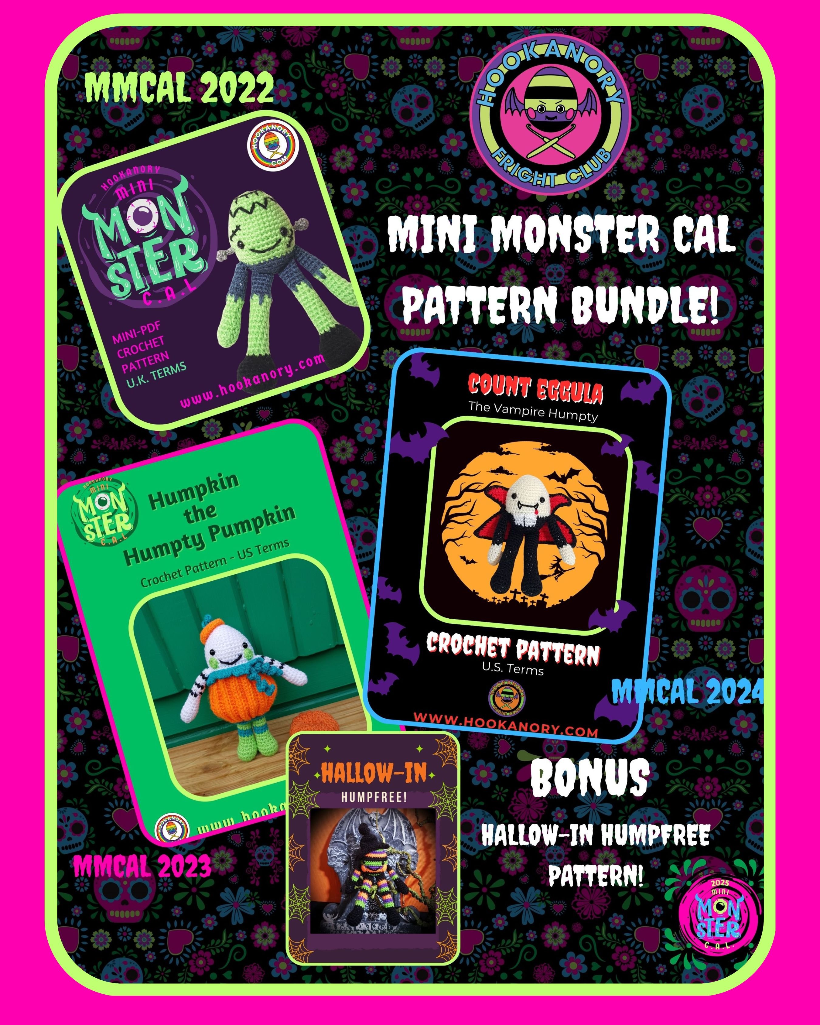 MINI MONSTER CAL PATTERN BUNDLE - Payhip