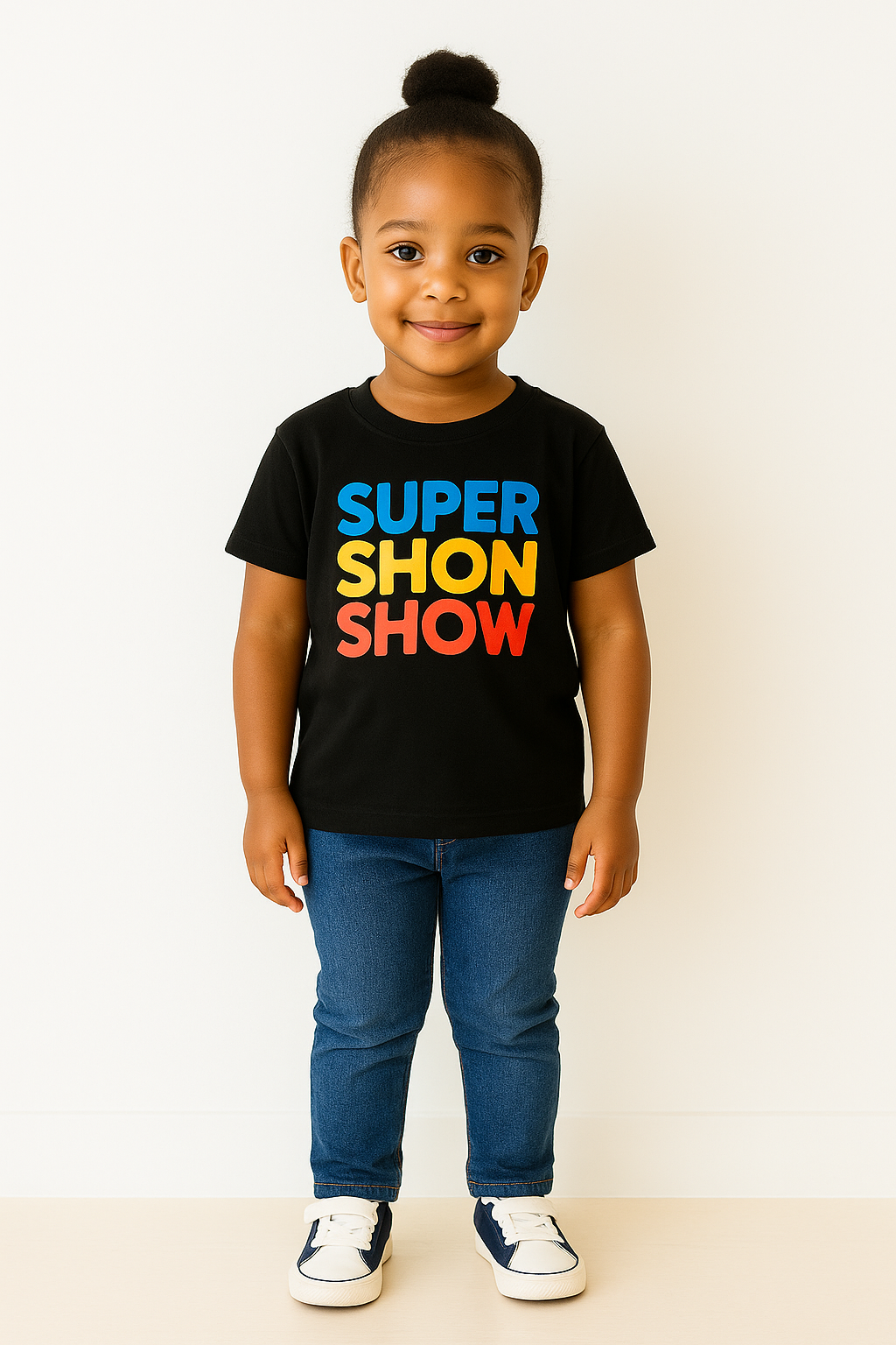 Super Shon Show Kids Tee (Black) - Payhip