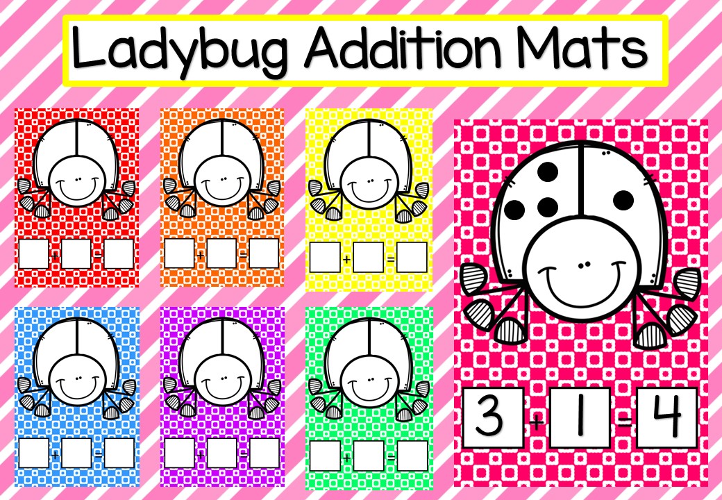 Ladybug Addition Mats