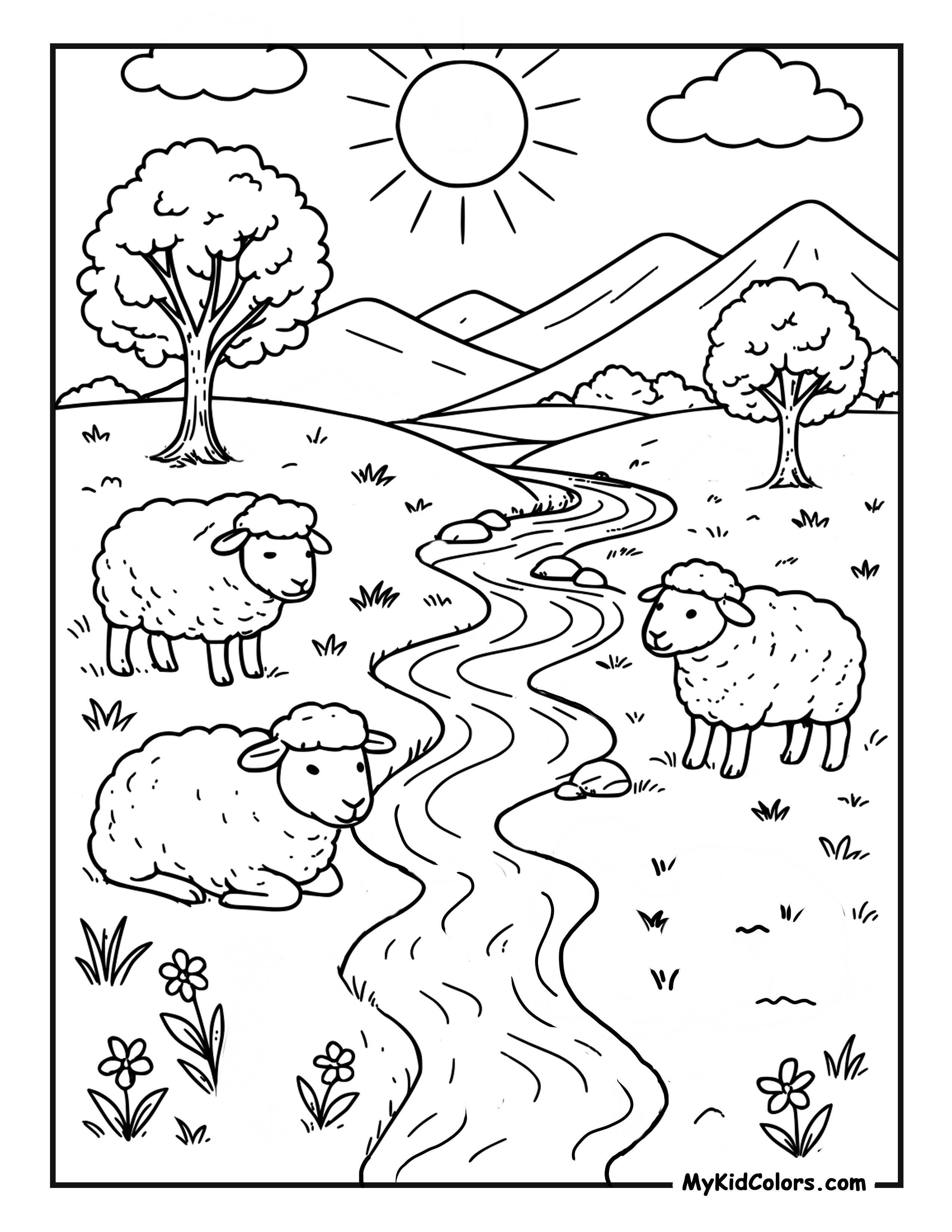 Psalms Coloring Pages – 15 Printable Bible Verse Pages for Kids ...