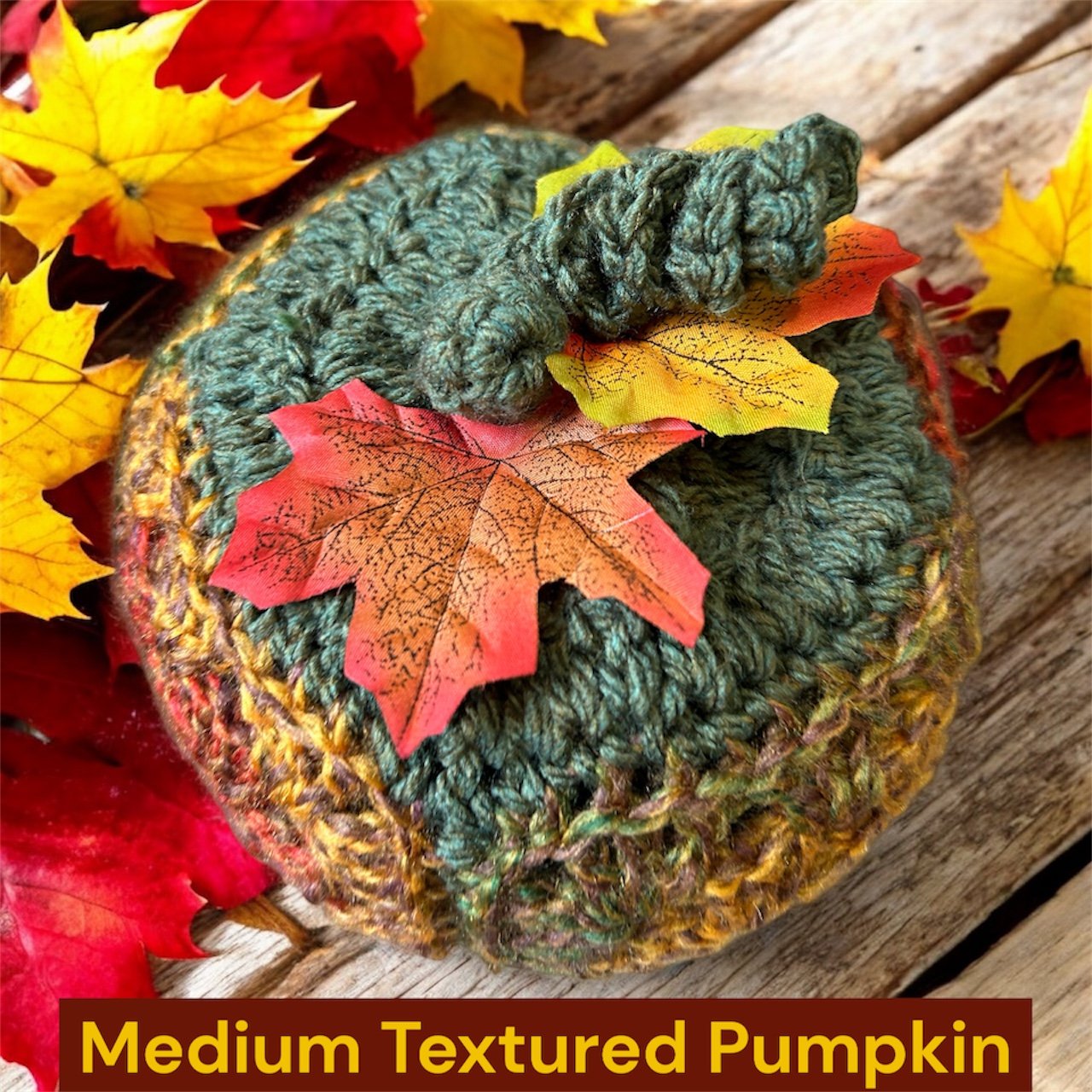 Multi Coloured Double Leaf Pumpkin - Payhip