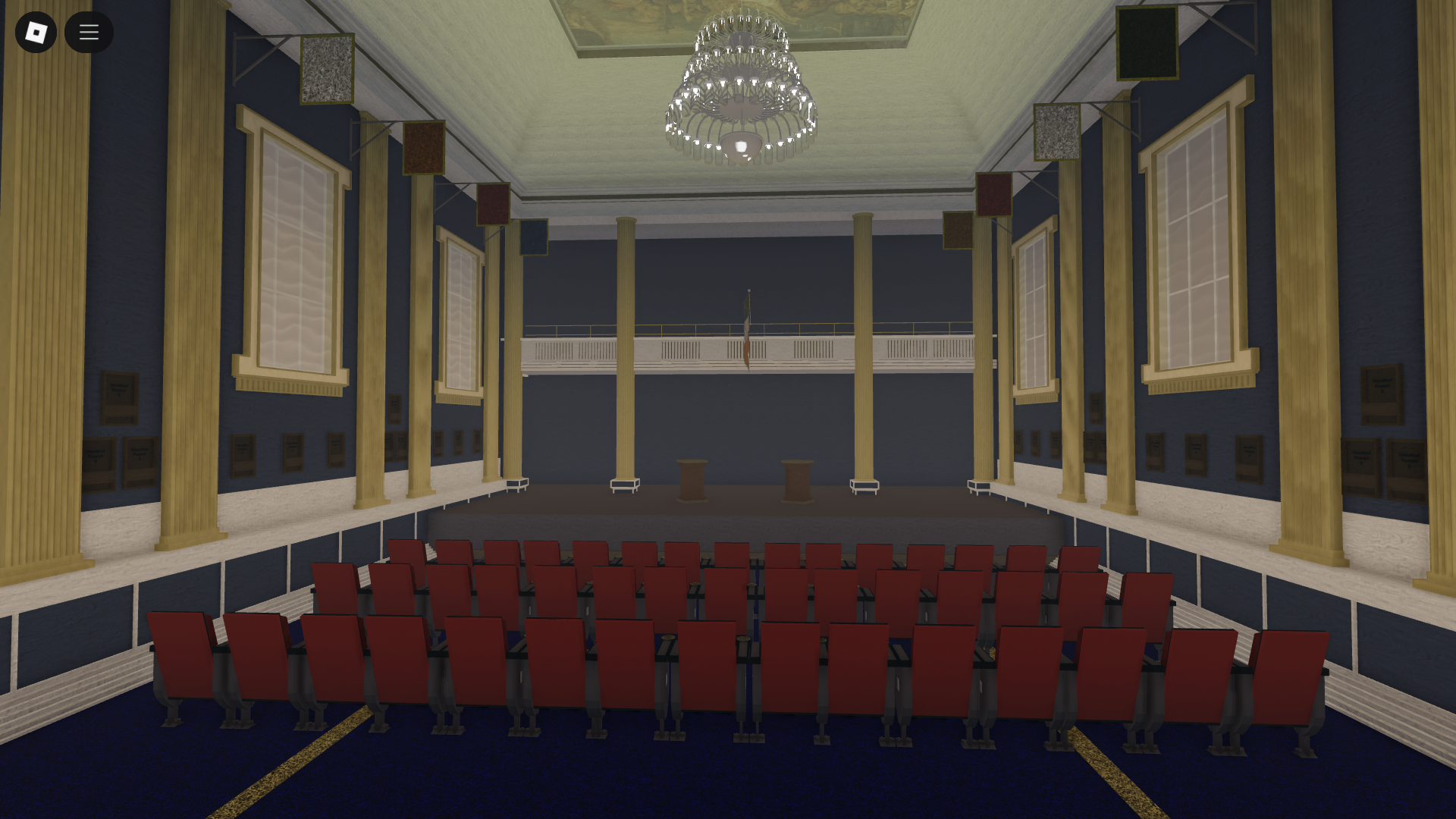 Dublin Castle – Roblox Historic Build with Podium