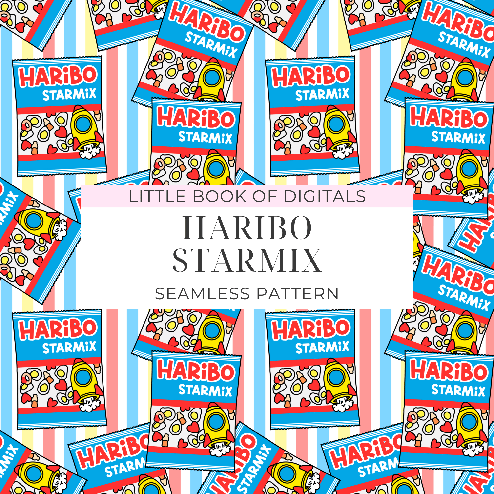 Haribo Seamless Pattern (Includes 3 Coordinating Designs) - Payhip