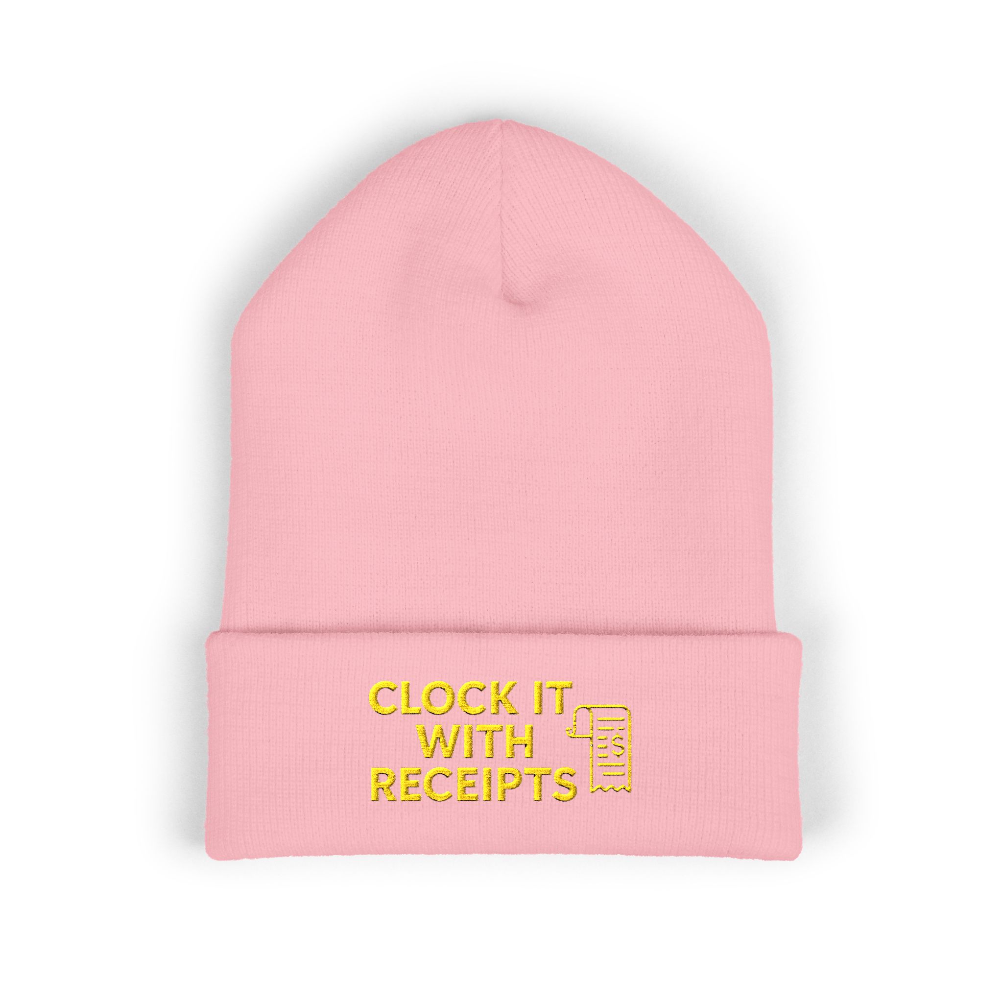 Clock it with receipts Classic Cuffed Beanie - Payhip