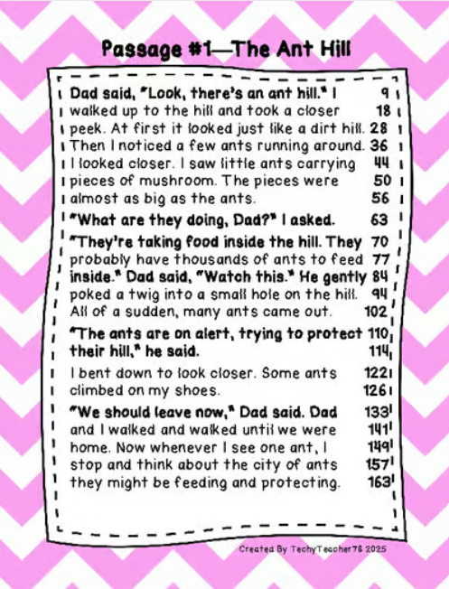First Grade Fluency and Comprehension Passages Set A (#1-10) - Payhip