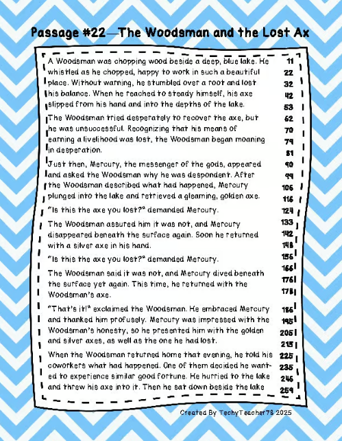 Third Grade Fluency and Comprehension Passages BUNDLE - Payhip