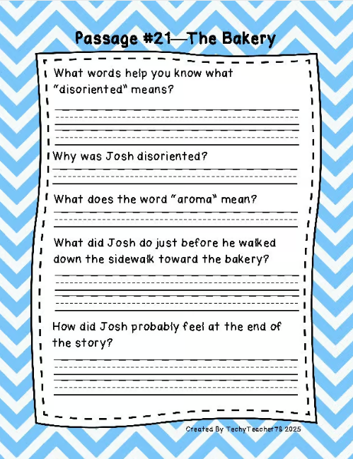 Third Grade Fluency and Comprehension Passages BUNDLE - Payhip