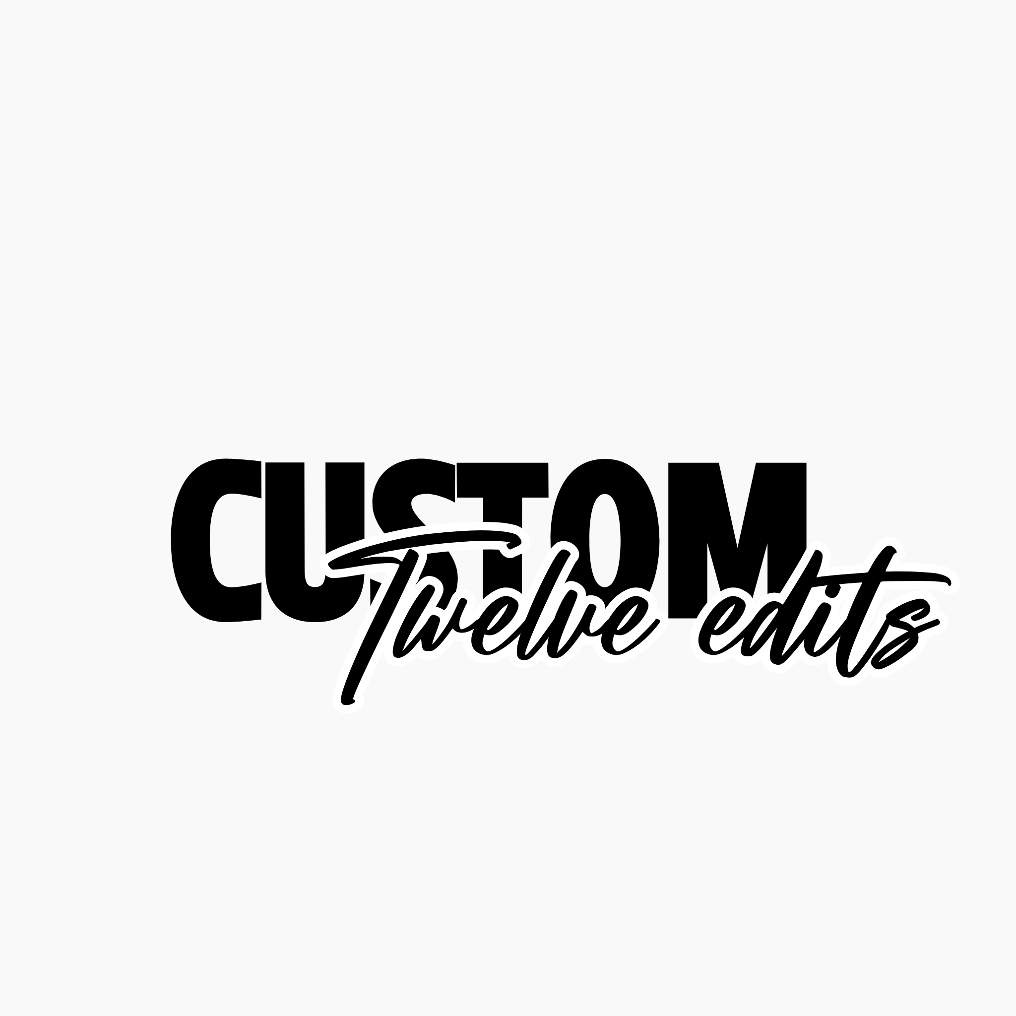 Twelve Custom edits - Payhip