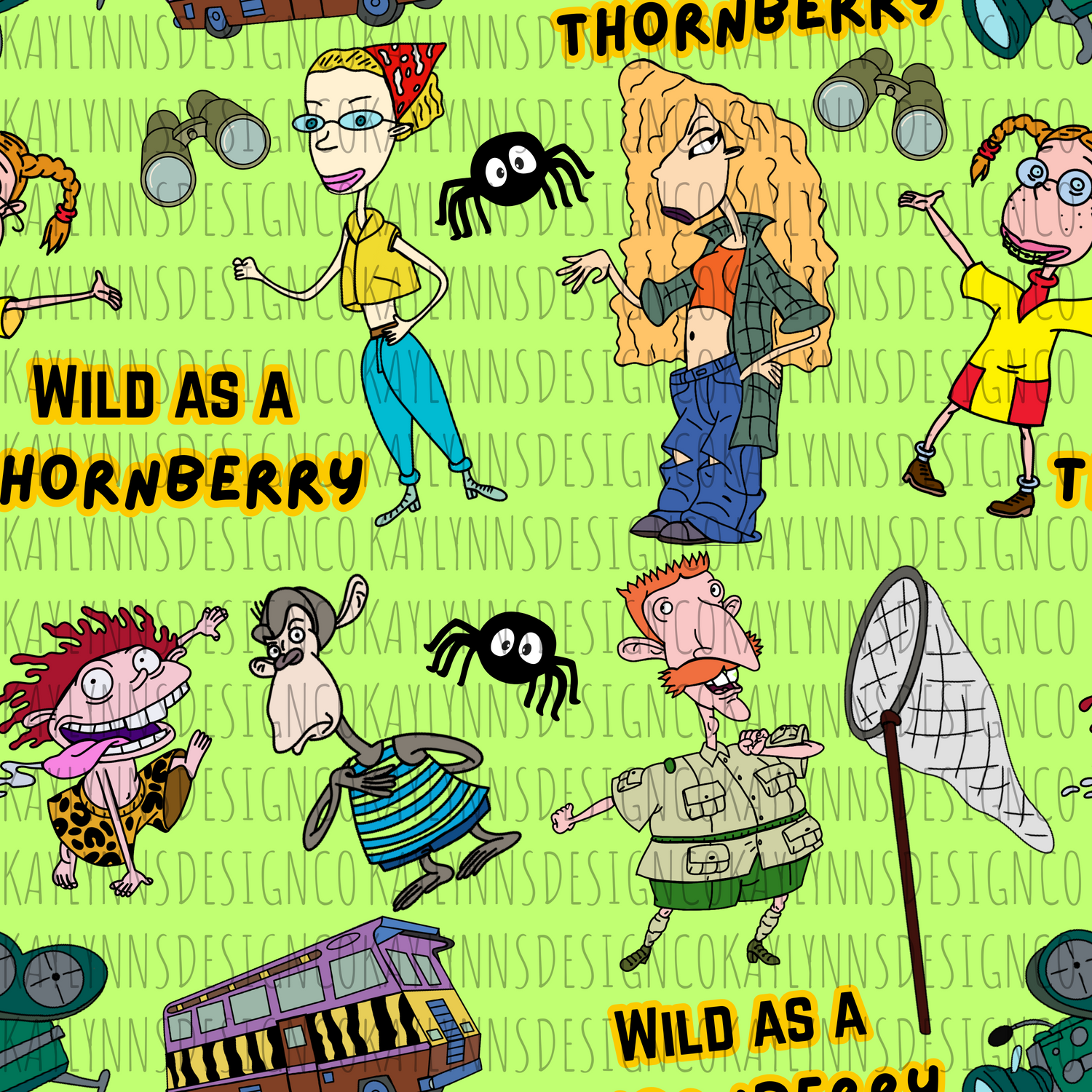 Wild Thornberry YELLOW - Payhip