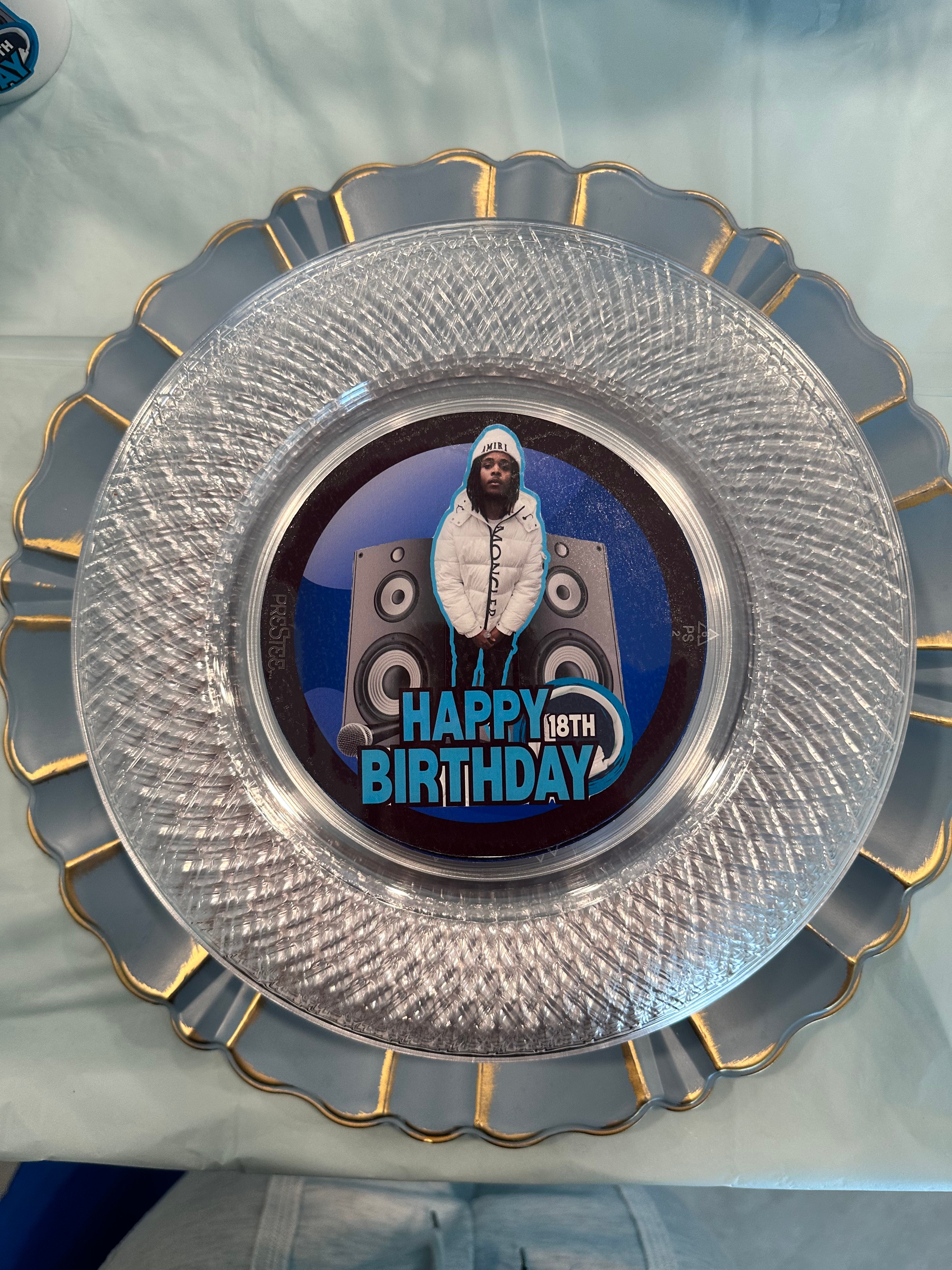 Custom Disposable 9” Round Party Plates - Payhip