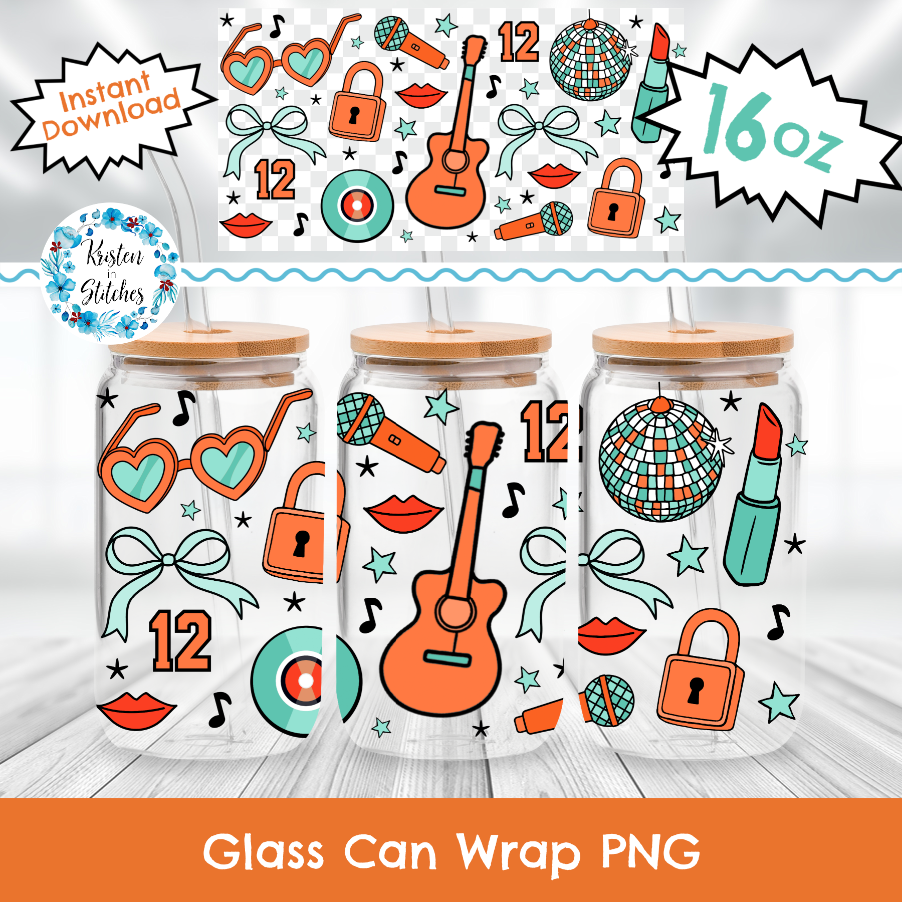 The Life of a Showgirl 16 oz Glass Can Wrap Transparent PNG, Music Pop ...
