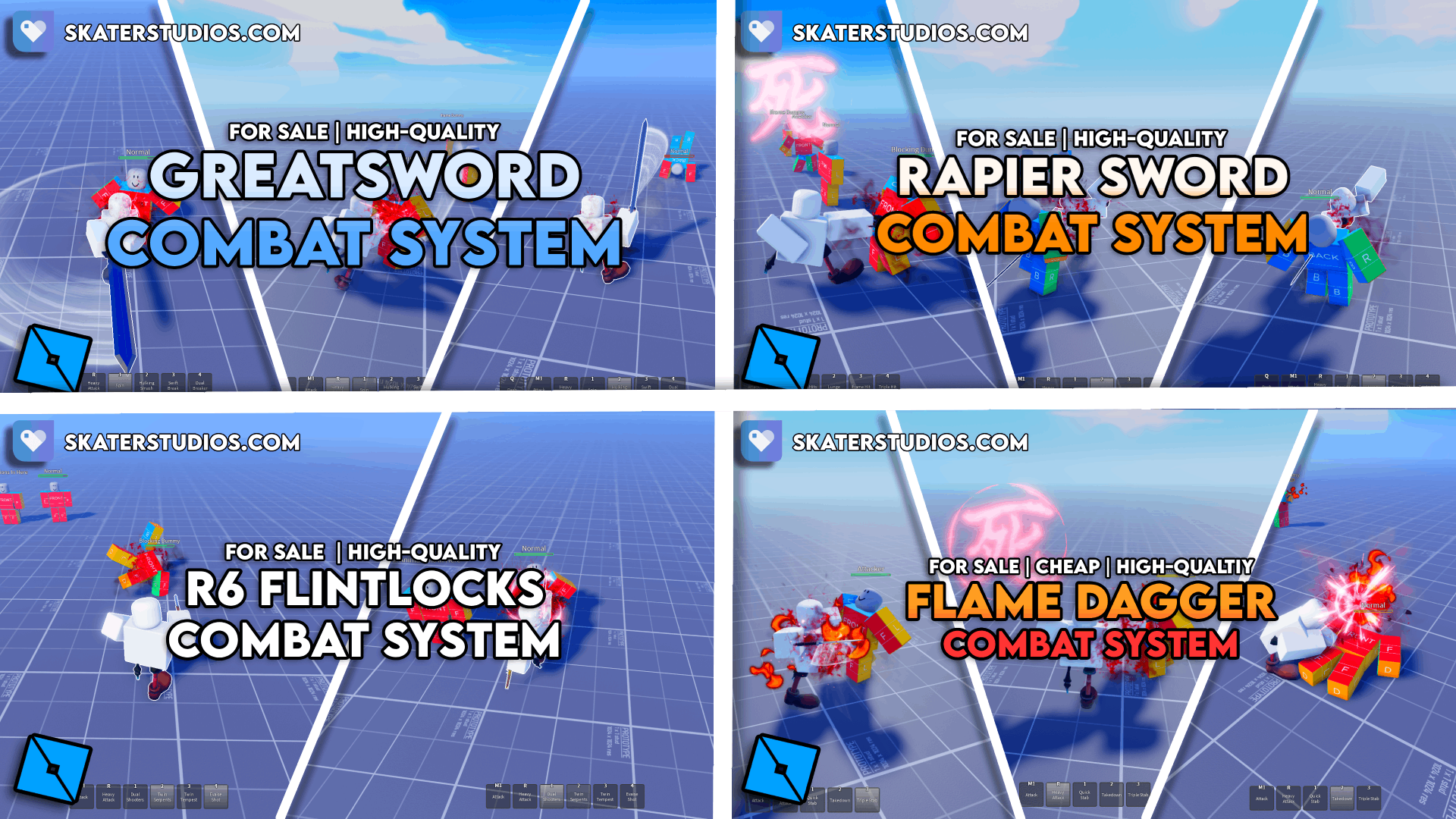 [R6] 4 WEAPONS & SKILLS COMBAT SYSTEMS BUNDLE